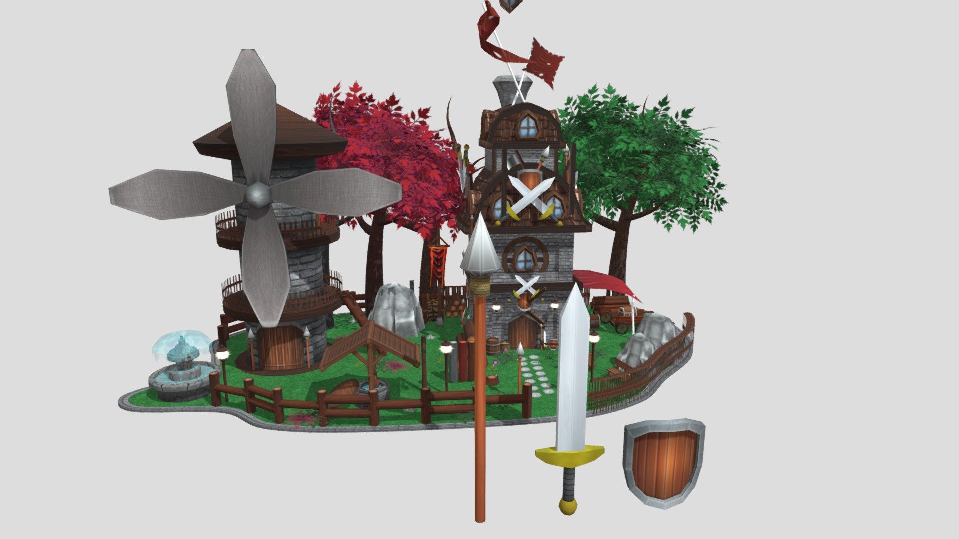 weapon shop model - practice - 3D model by kimheesung400 [9b6161d ...