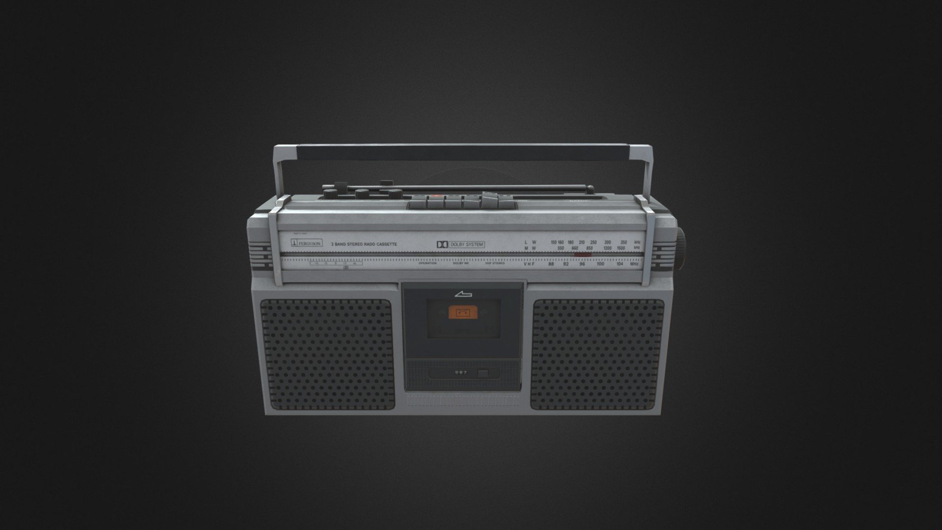 Radio 3T13 (4k texture) - 3D model by Ford_Peerasak_Saetan (@ford2402 ...