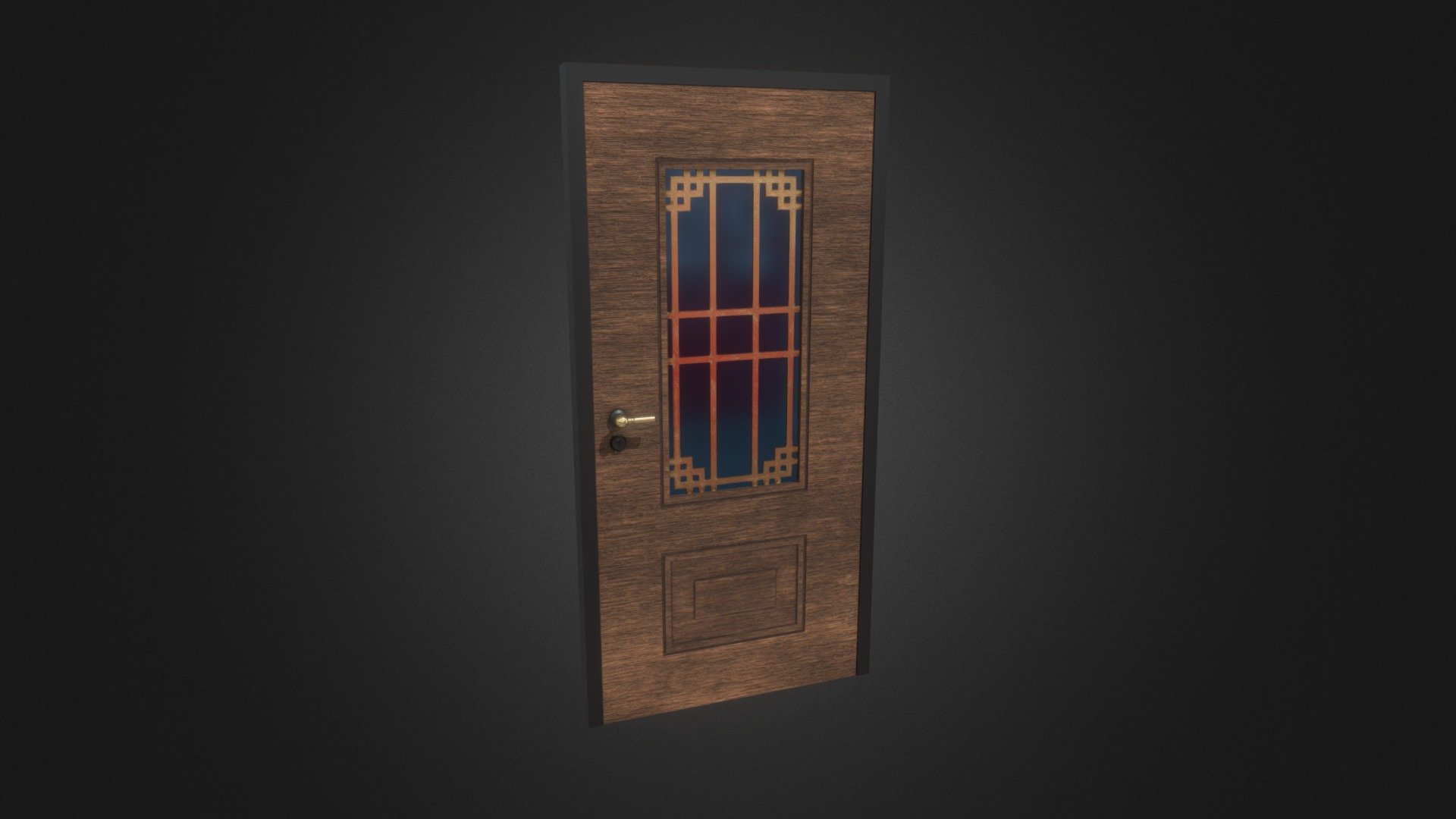 Low Poly Door - Download Free 3D model by DVOSTINA [9b61a63] - Sketchfab