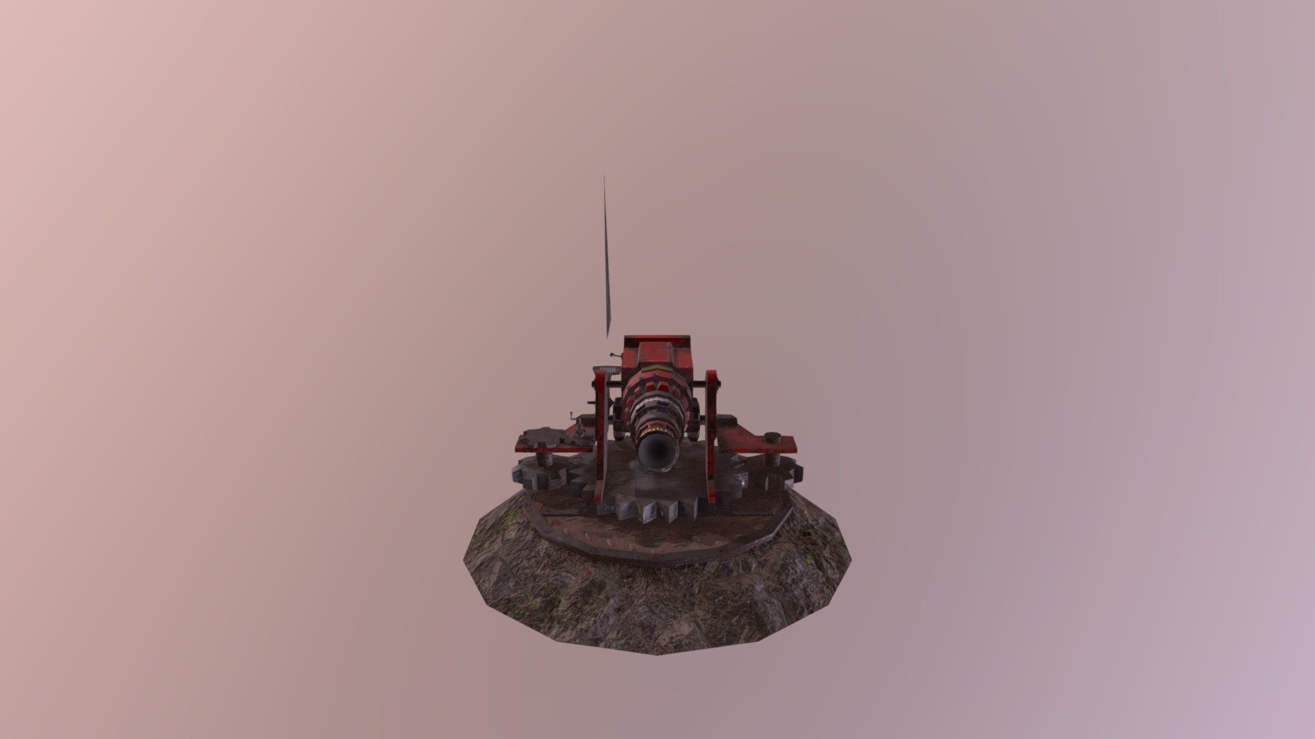 40k Ork Kanon Red 2 (Evil Sunz) - 3D model by speckysimon [9b6315e ...