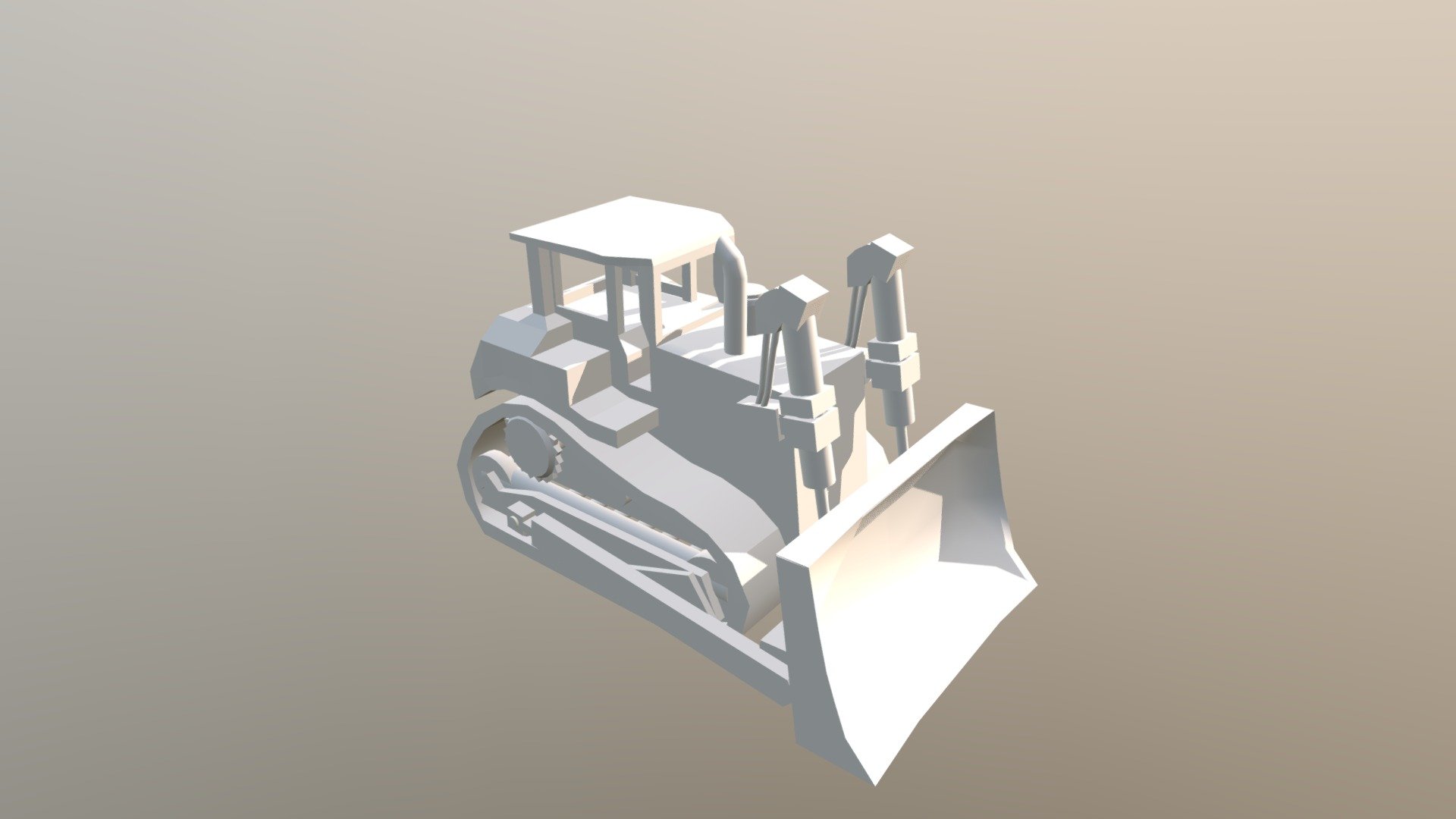Bulldozer - 3D model by PivotSky (@PivotNight) [9b656f0] - Sketchfab