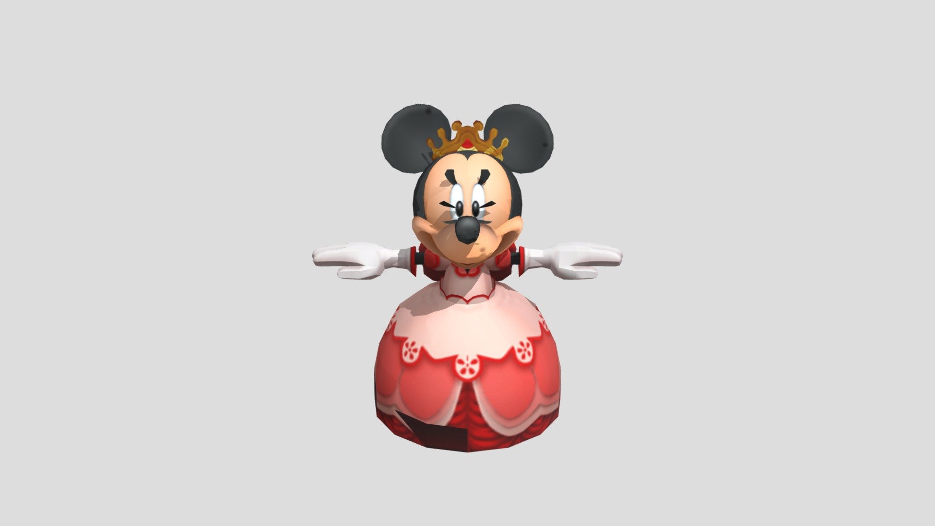 KH Princess Minnie Mouse - Download Free 3D model by SMF Features ...