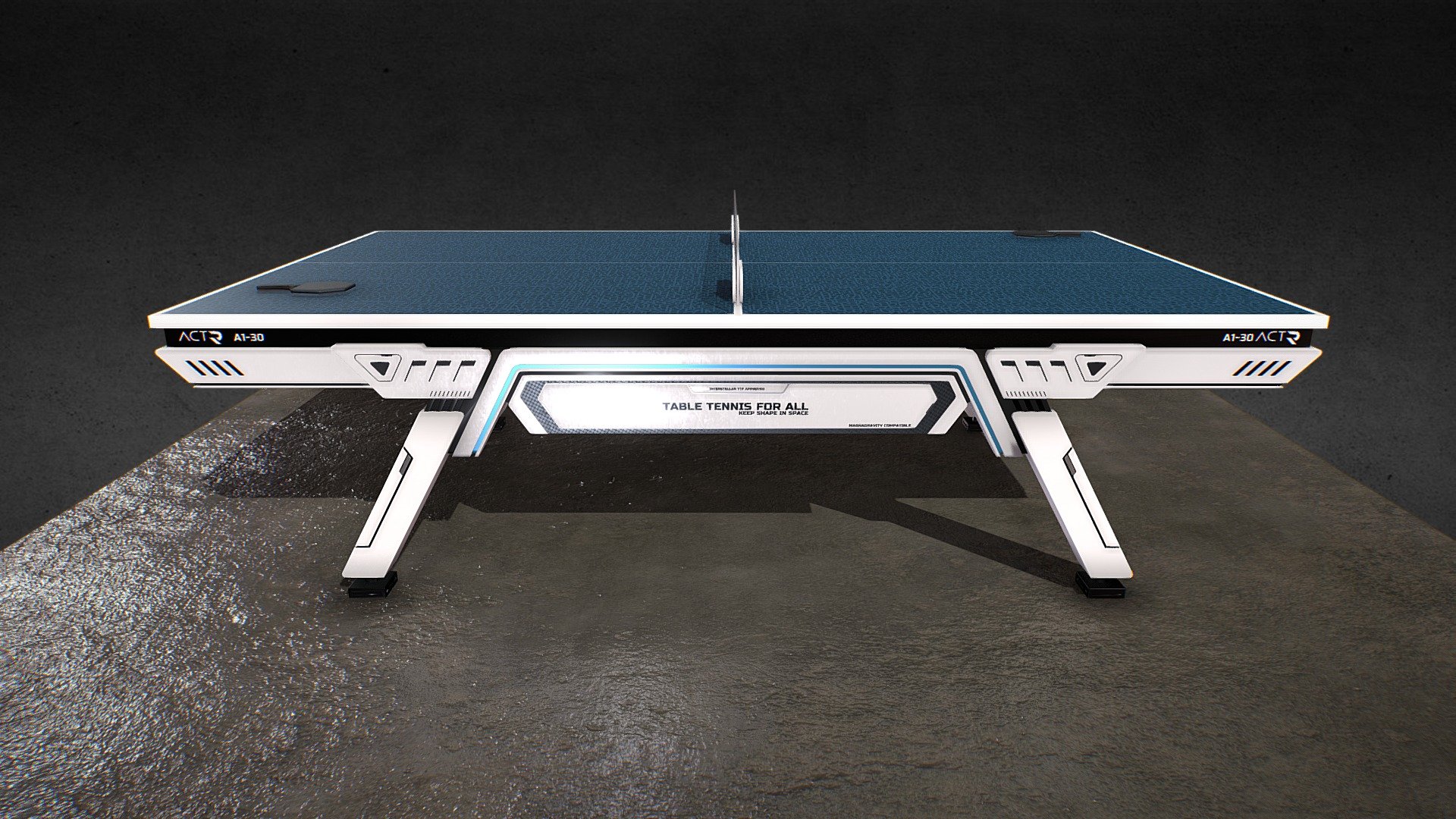 TABLE TENNIS MODEL A1-30 STAR WARS THEME - 3D model by ACT-R [9b663e0 ...