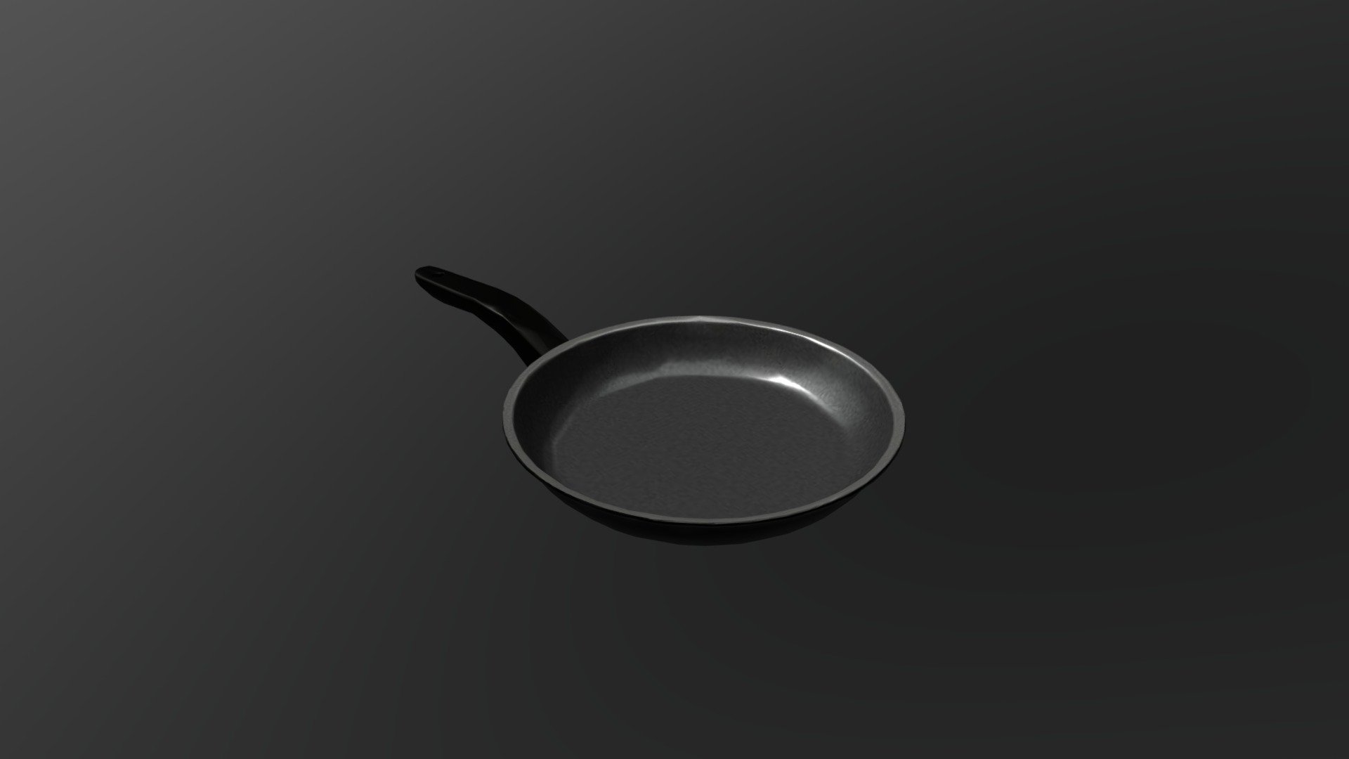 IKEA Frying Pan, coating black (Low Poly) - Download Free 3D model by ...