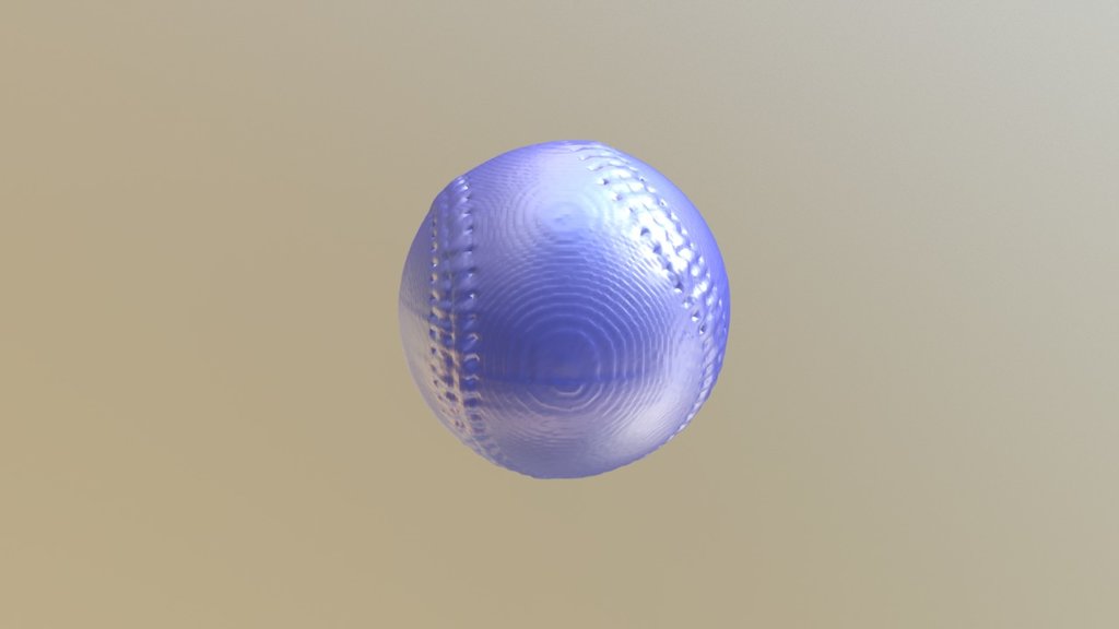 Baseball - 3D model by rw36 [9b686a4] - Sketchfab