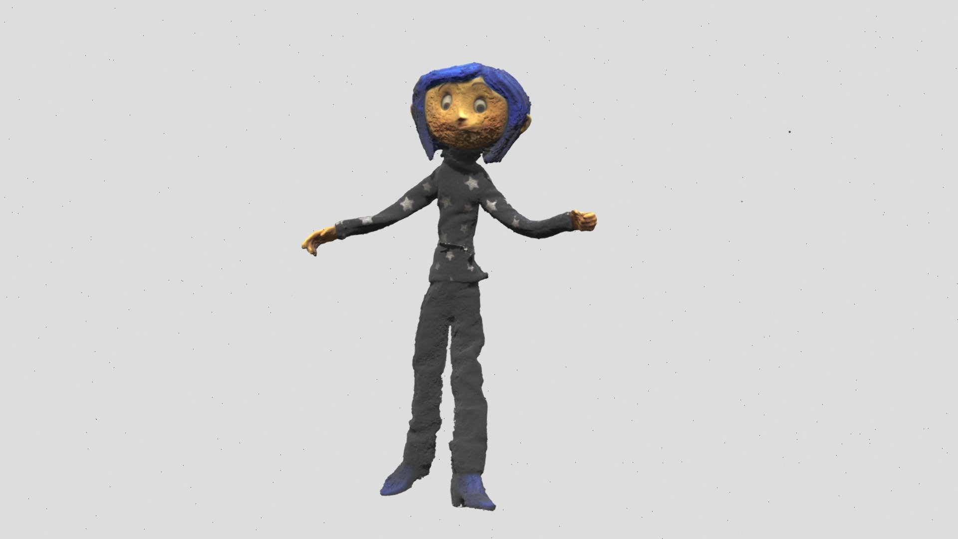 Coraline Figure Model - 3D model by Afbirk [9b68f8a] - Sketchfab