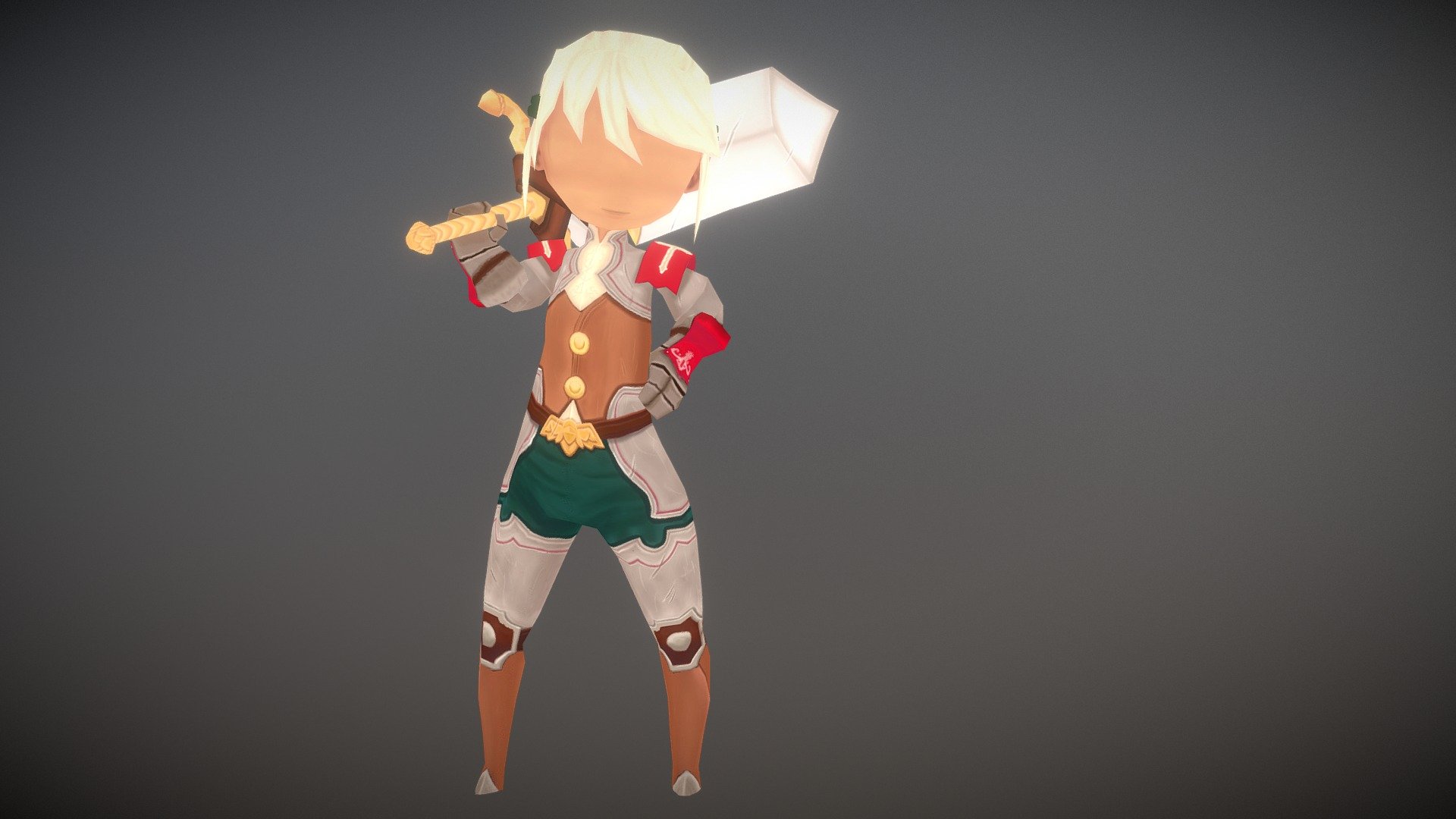 Fantasy Char - 3D model by Davril [9b6919c] - Sketchfab