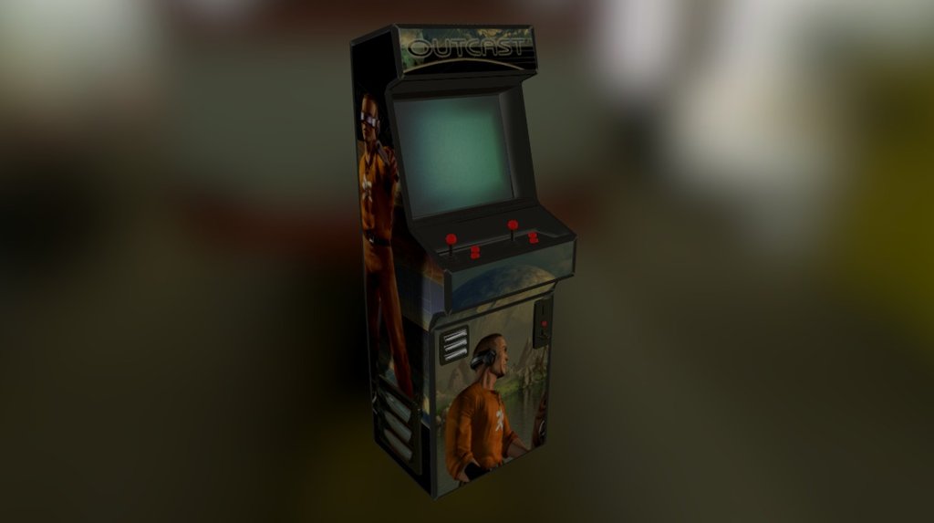 Arcade game, (speedwork) - 3D model by olingova [9b6922e] - Sketchfab