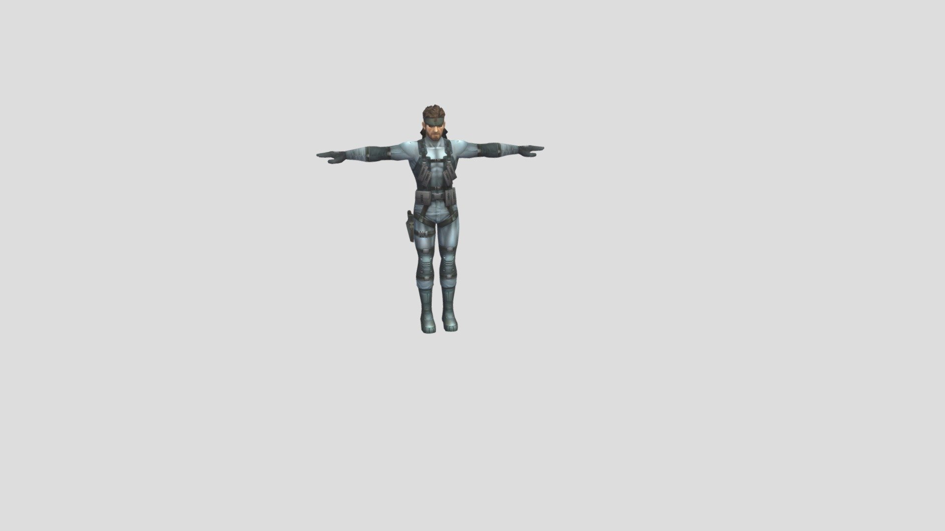 Wii - Super Smash Bros Brawl - Snake - 3D model by CaptainBlue777ver.2. ...