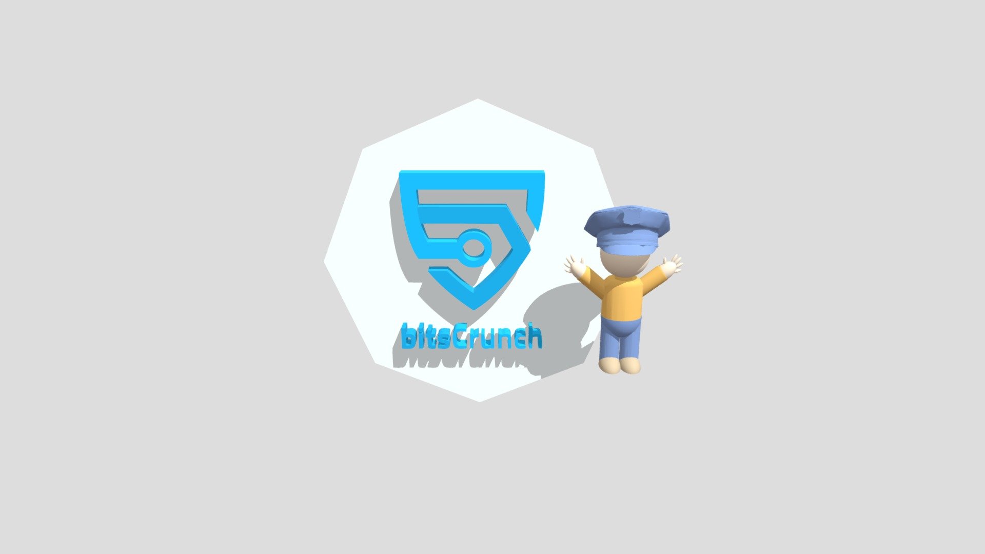 bitsCrunch NFT Police - 3D model by Mohammed.Tharik [9b69d34] - Sketchfab