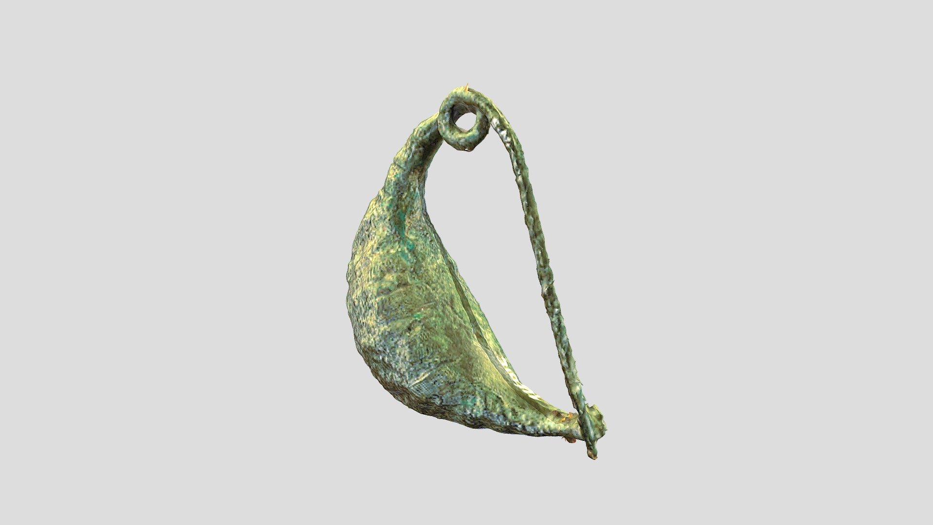 Fibula in bronzo - Necropoli del Caolino - 3D model by AugmentedART ...