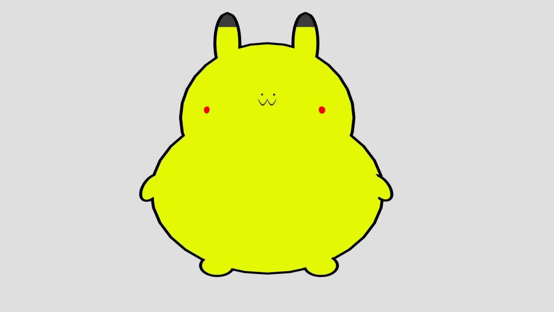 chonk pikachu - Download Free 3D model by DeltaRayquaza (@EoinMcSharry ...