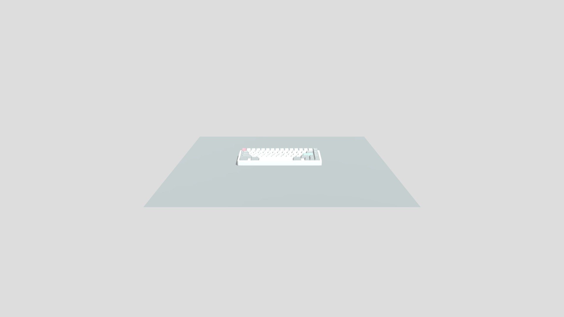 Costom Keyboard - Gmk Modern Dolch Light WKL - 3D model by GobyDiputra ...