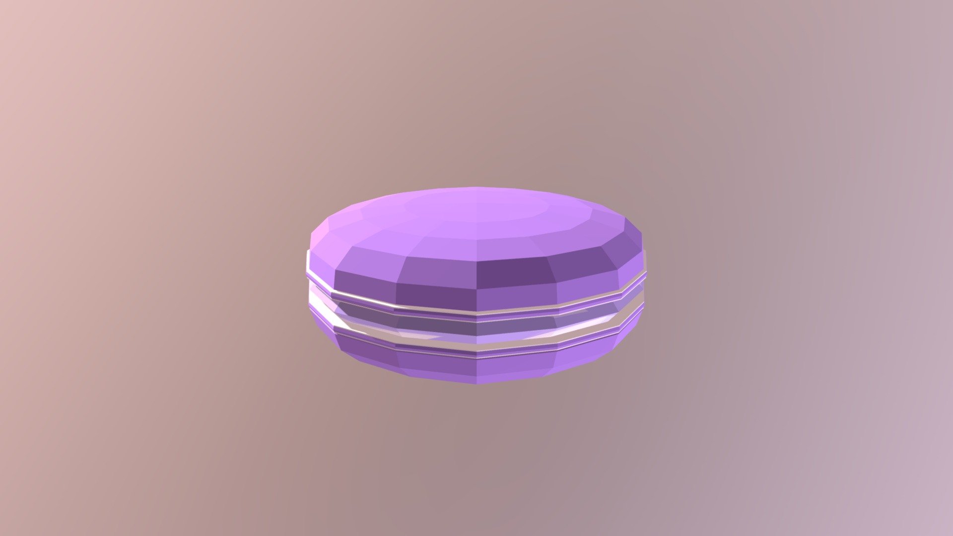 Macaroon - 3D model by fiametta [9b6e1dd] - Sketchfab