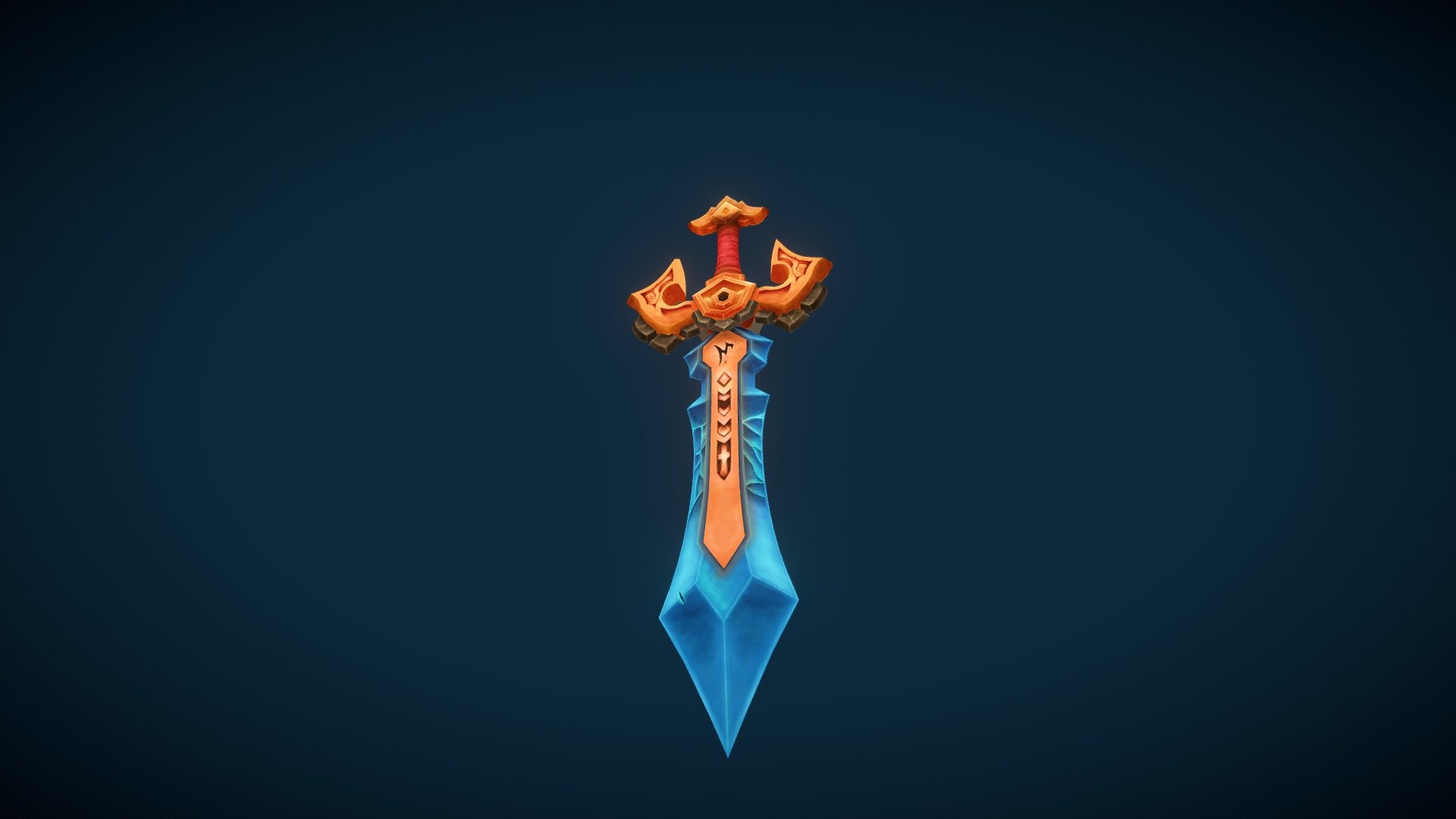 Stylized Lowpoly Sword - Download Free 3D model by Tomek Wodowski ...