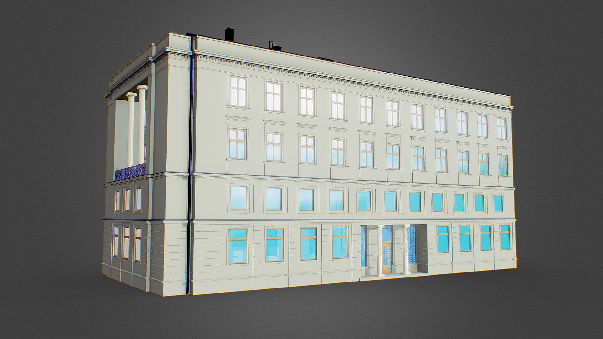 Eastern European Building 011 - Buy Royalty Free 3D model by TankStorm ...