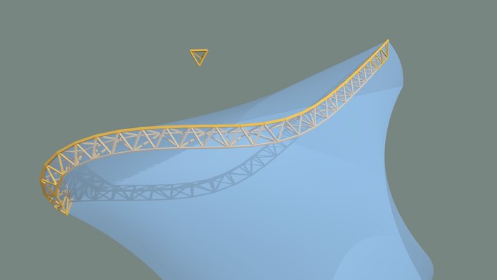 Space-truss 3D models - Sketchfab