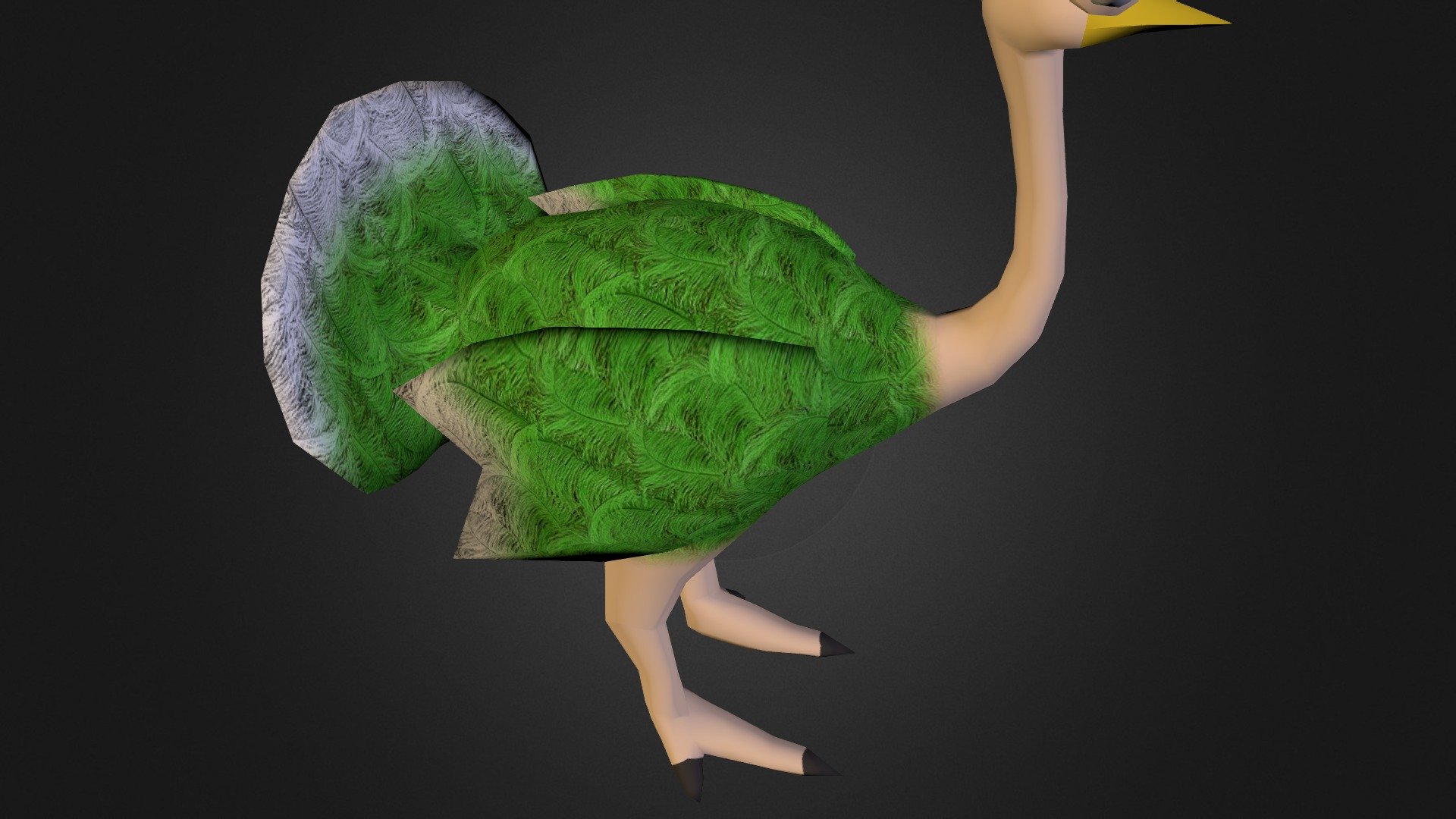 Autruche - 3D model by sebastienfouque [9b766ef] - Sketchfab