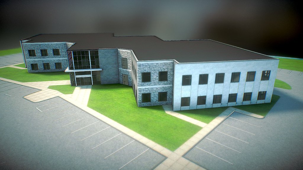 River Building - 3D model by 3DVisualize.com (@3dvisualize) [9b7752b ...