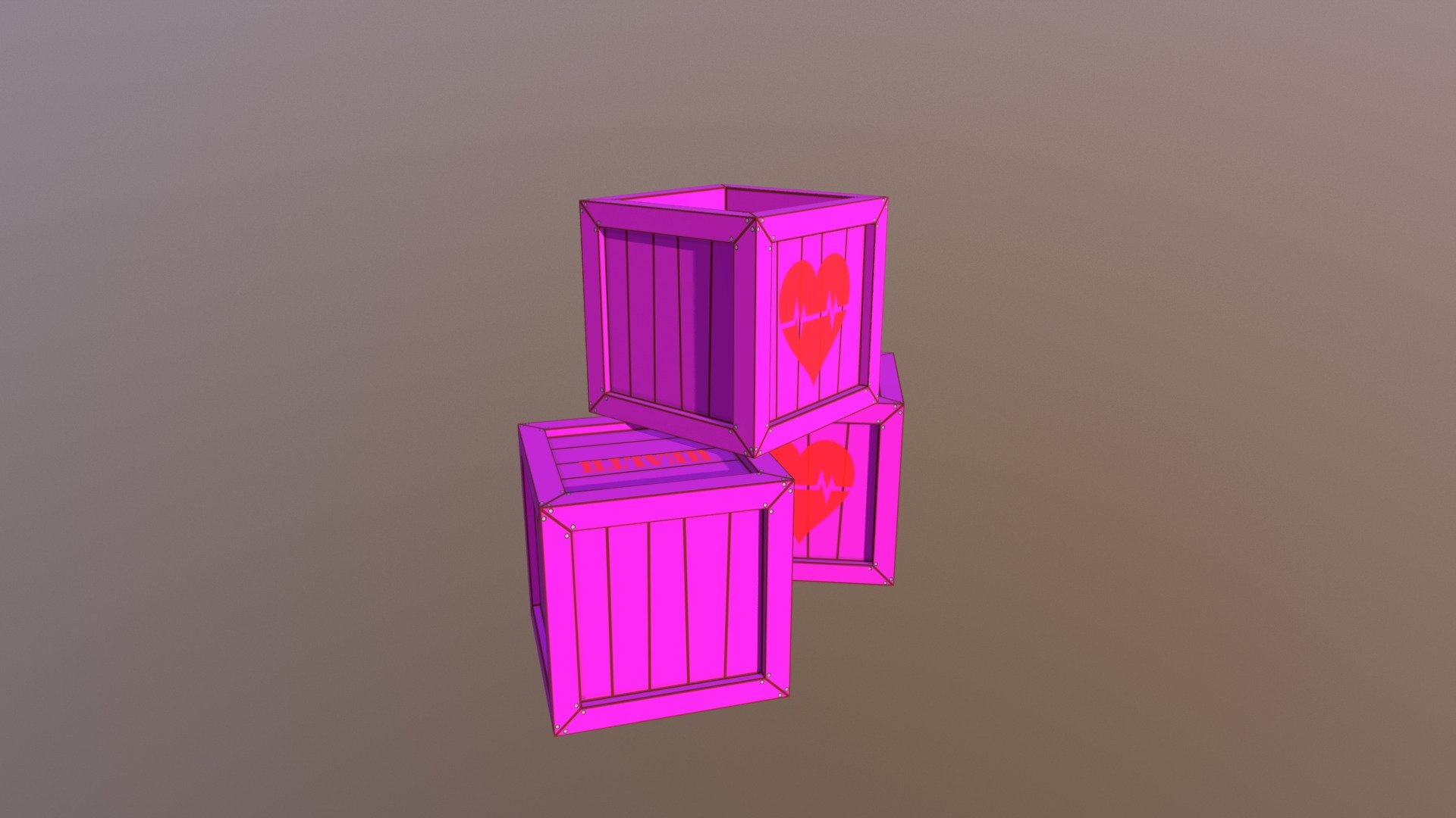 Vibrant Health Crates - 3D model by FWCharlotte-Shirreff (@Charlotte ...
