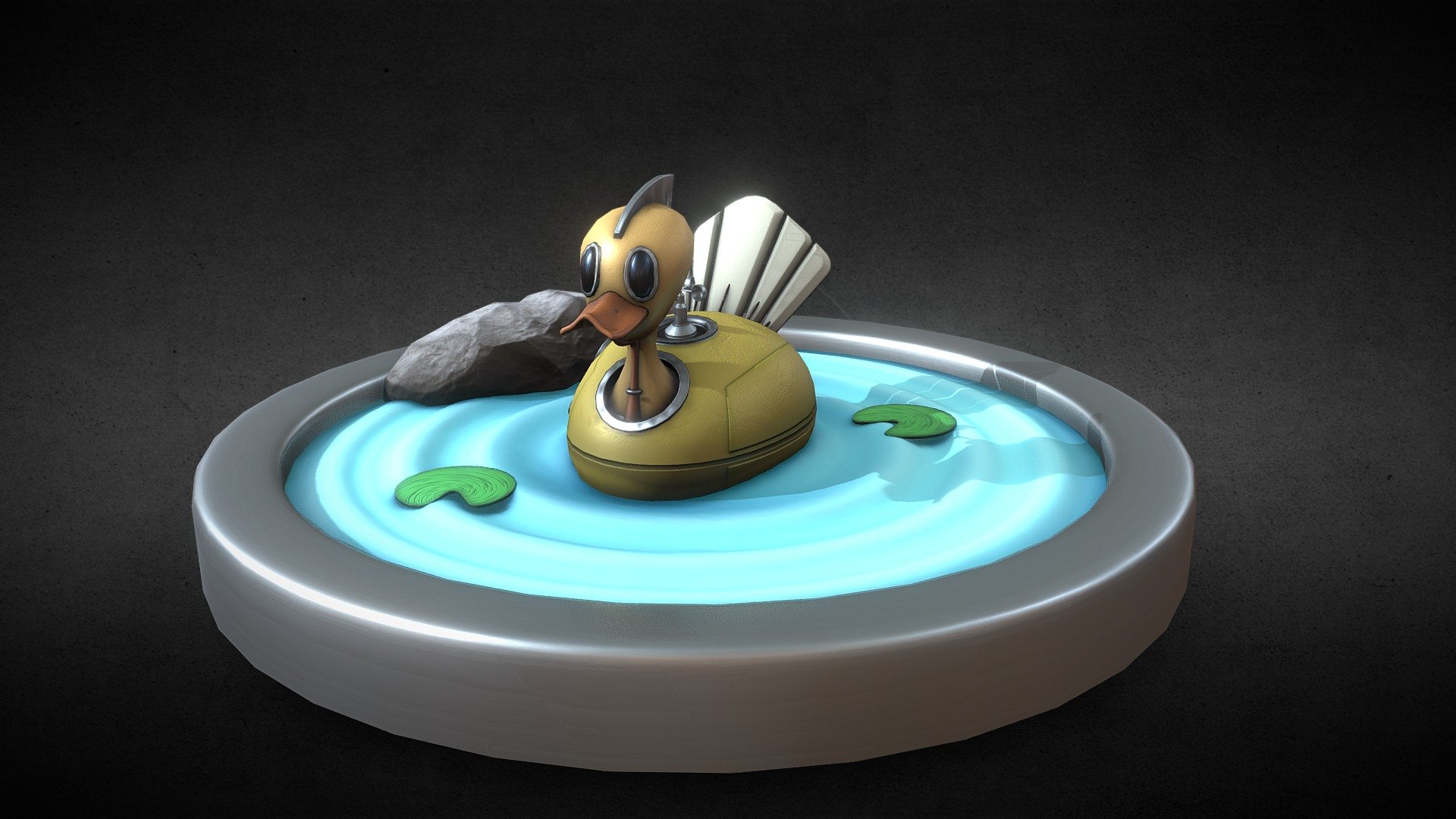 STEAMDUCK - Download Free 3D model by Kaos3D (@3d_Asekas) [9b79537 ...