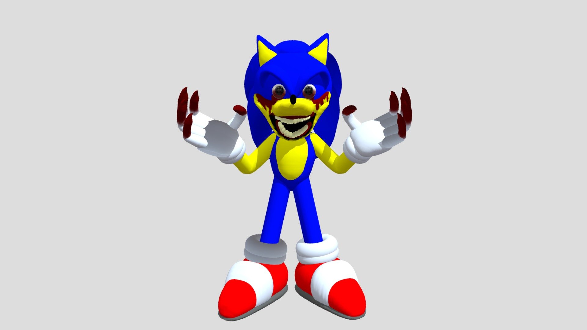 2011 Allfather Sonic.EXE - Download Free 3D model by NexusSpeedster ...