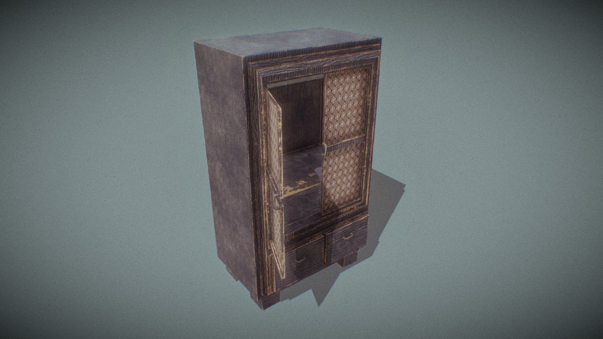 Cabinet 3D model - Game asset - 3D model by mihirdoesvfx [9b79eb7 ...