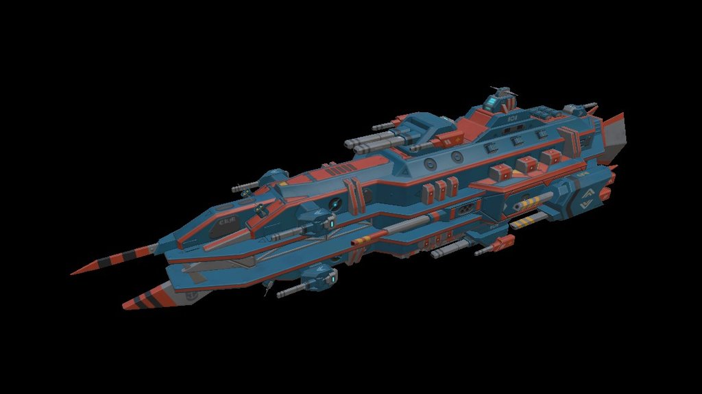 Gryphon class Cruiser (CR S4) - 3D model by jargraf [9b7ac41] - Sketchfab