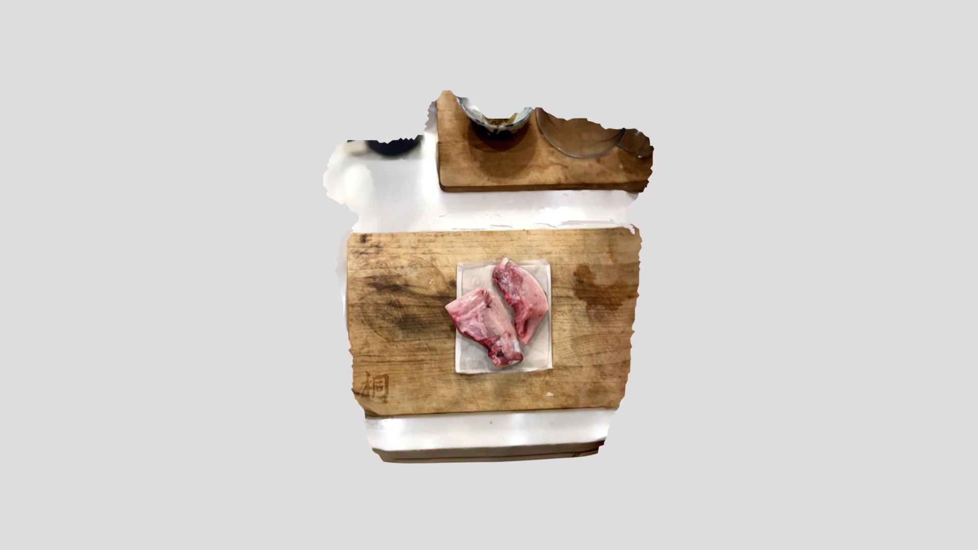 Cheek of Yellowtail Fish (Just before cooking) - Download Free 3D model ...