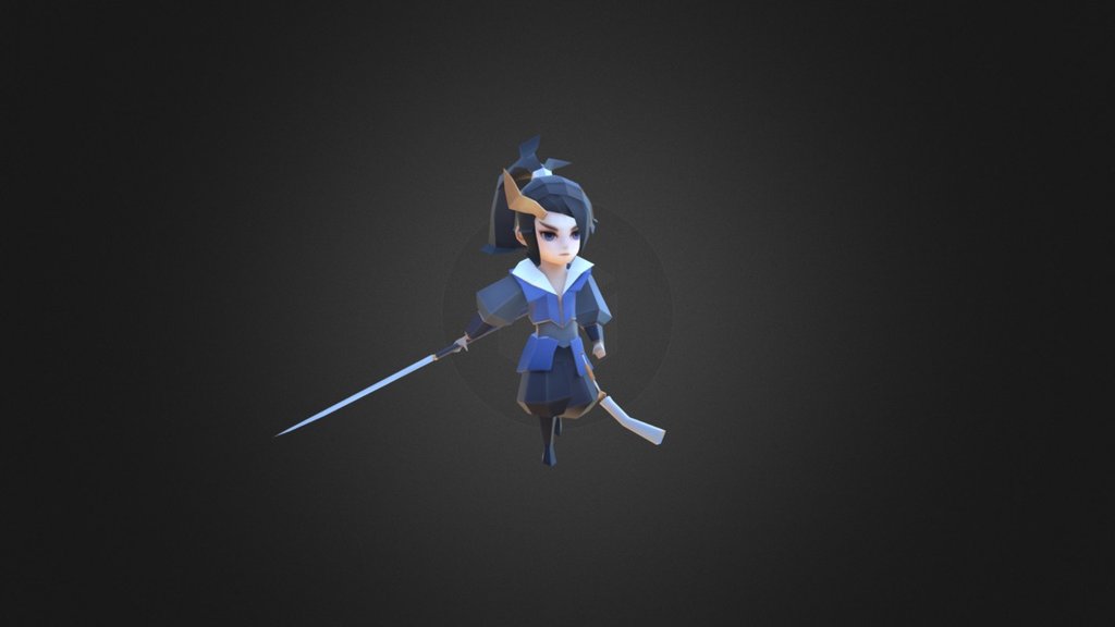xiaoren - 3D model by gaoyang [9b7d9a9] - Sketchfab