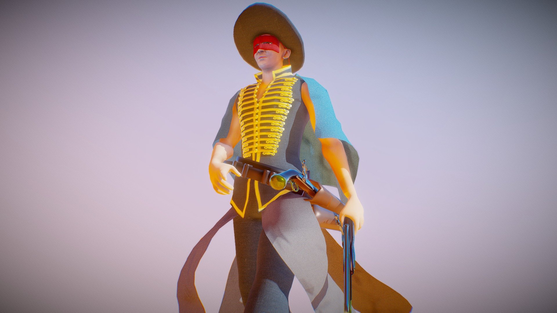 The Red Bandit - The Fall - 3D model by illusiveSnake [9b7eef8] - Sketchfab