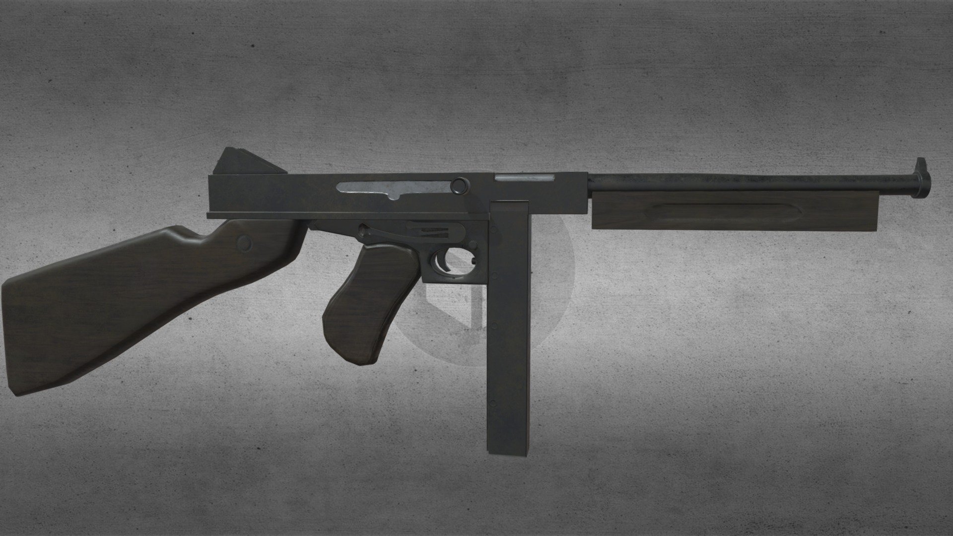 M1A1_Thompson - 3D model by Austin_Emunson [9b7fad8] - Sketchfab