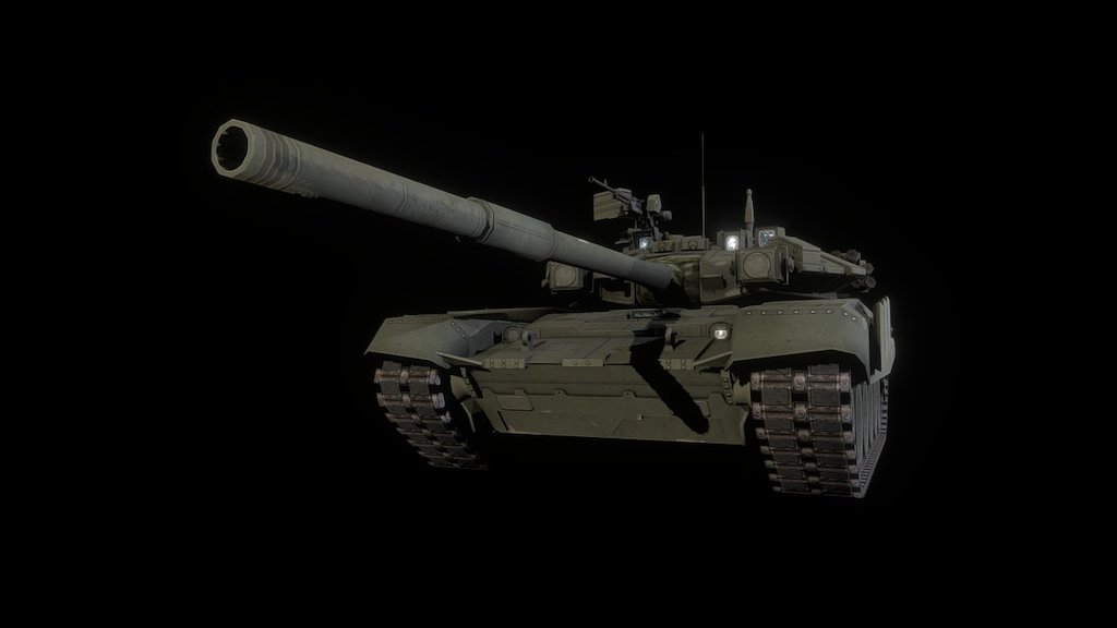 Russian T-90 MBT - 3D model by Vince Dulay (@vincent.dulay) [9b7fe41 ...