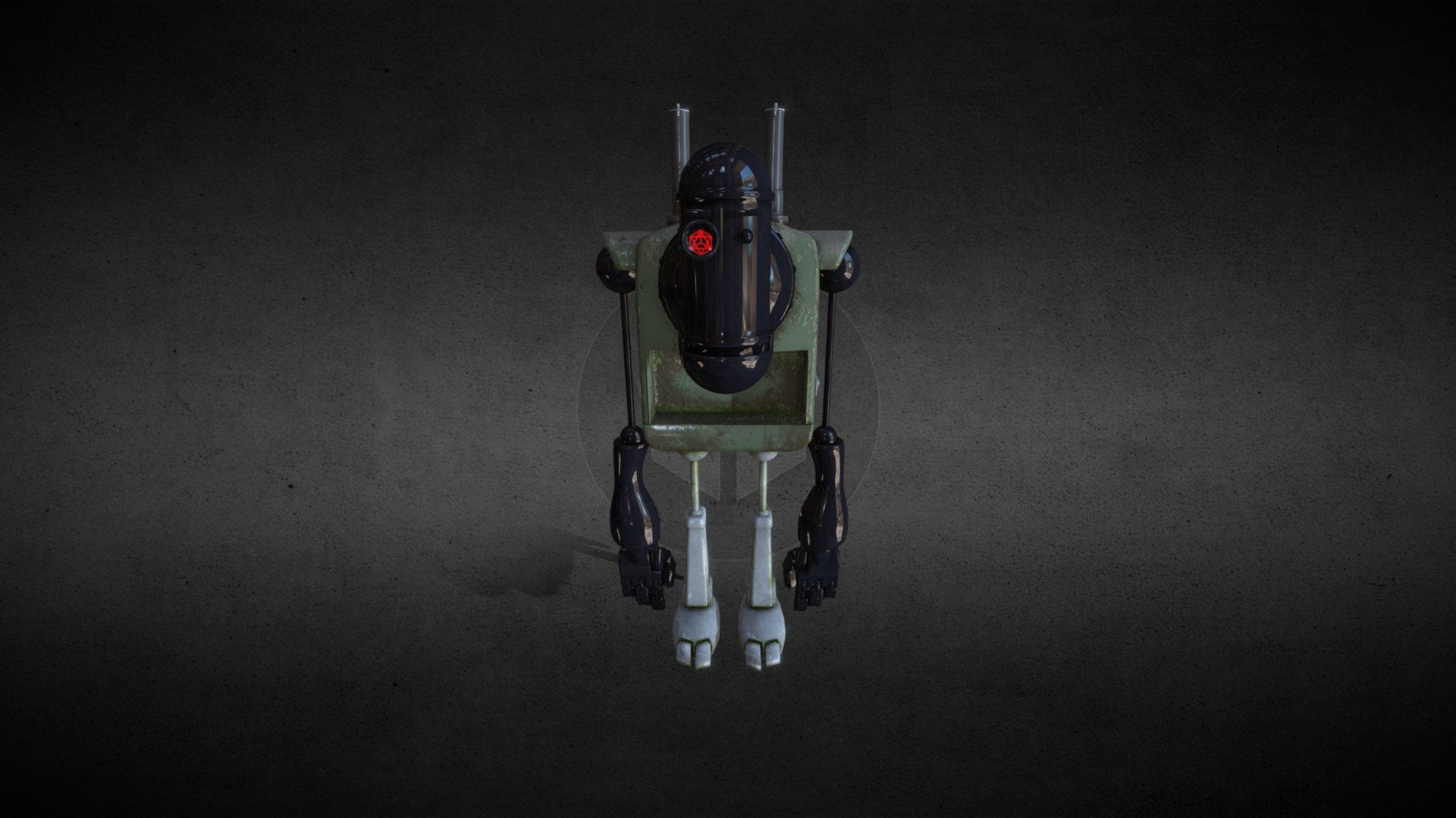 Robot texture practice - 3D model by WorstOne [9b808b8] - Sketchfab