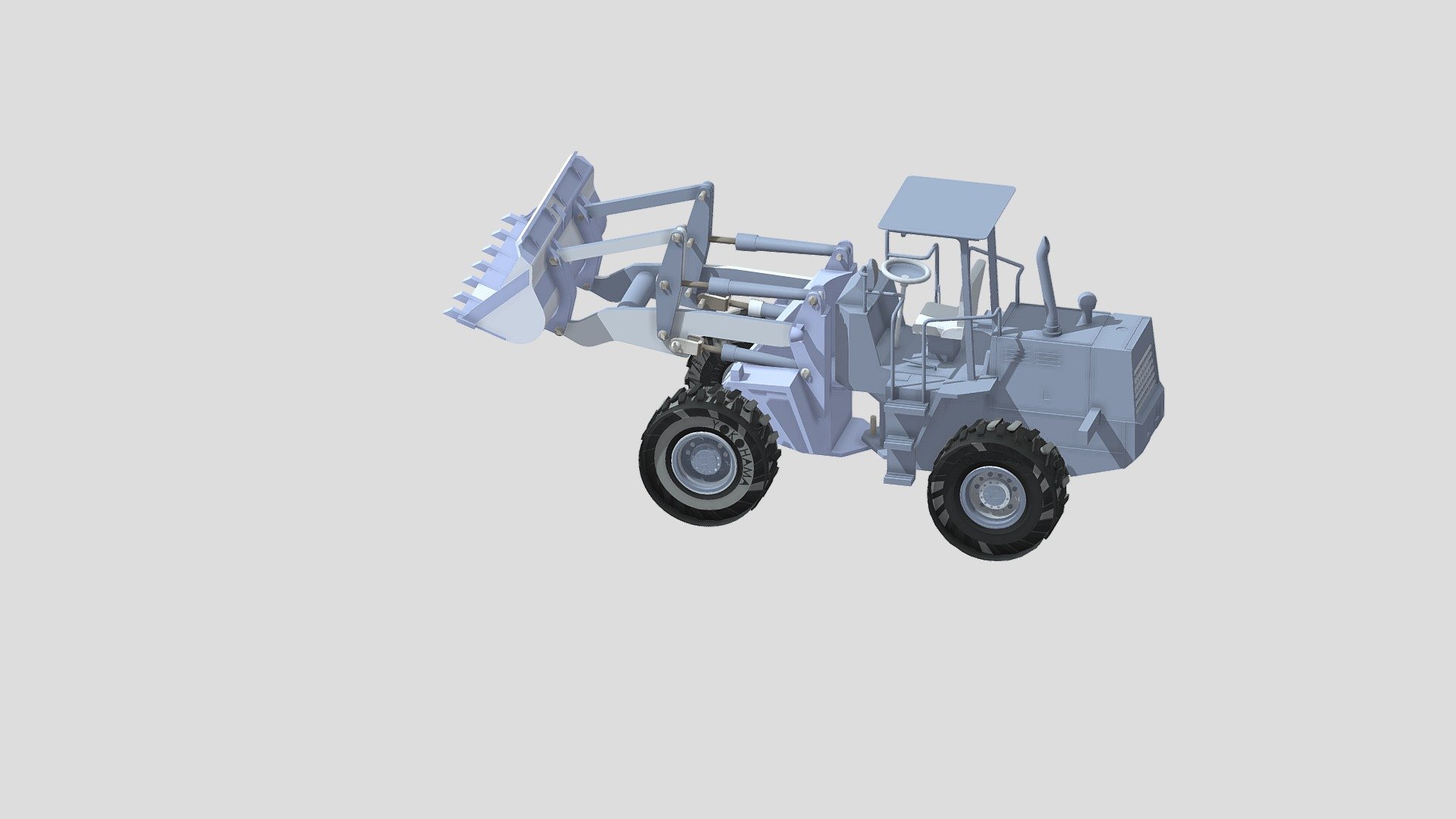 Wheel Loader - 3D model by tmadav21 [9b80d77] - Sketchfab