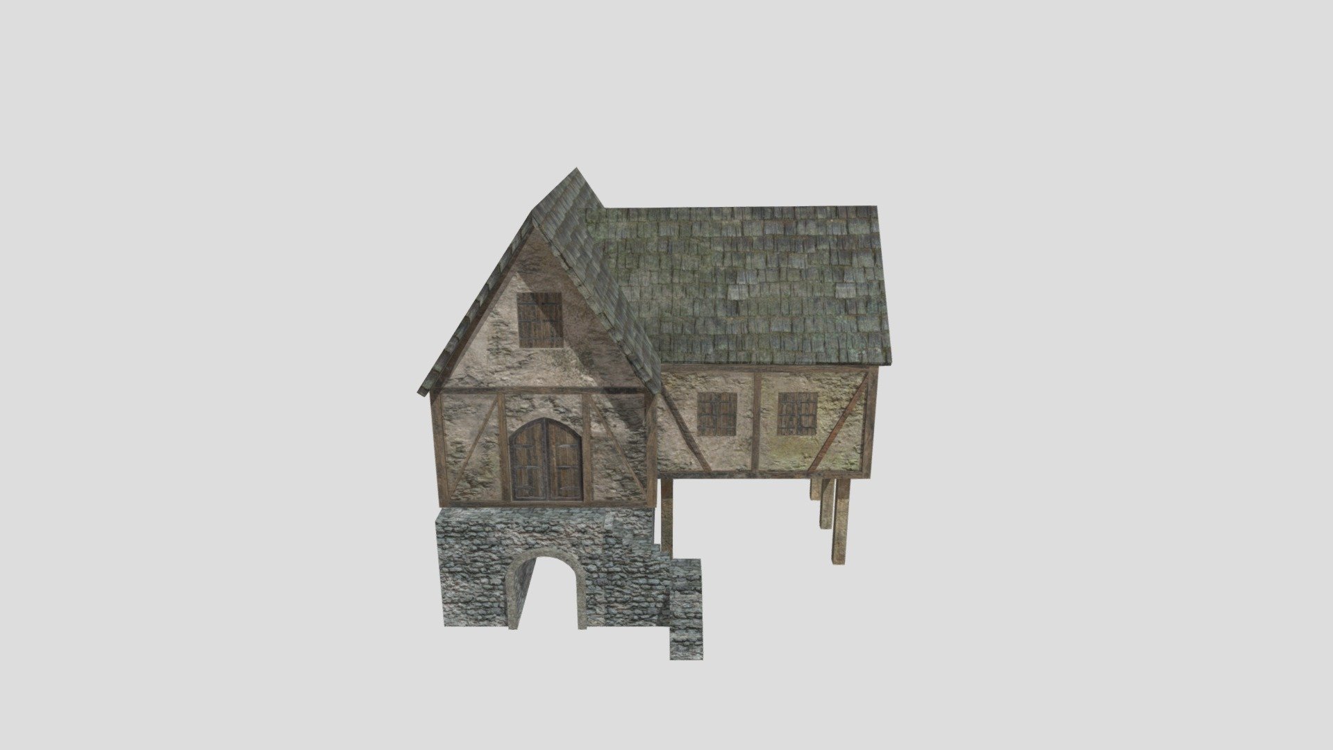 Old Building - 3D model by Sagar paul (@sagarpaul) [9b81555] - Sketchfab