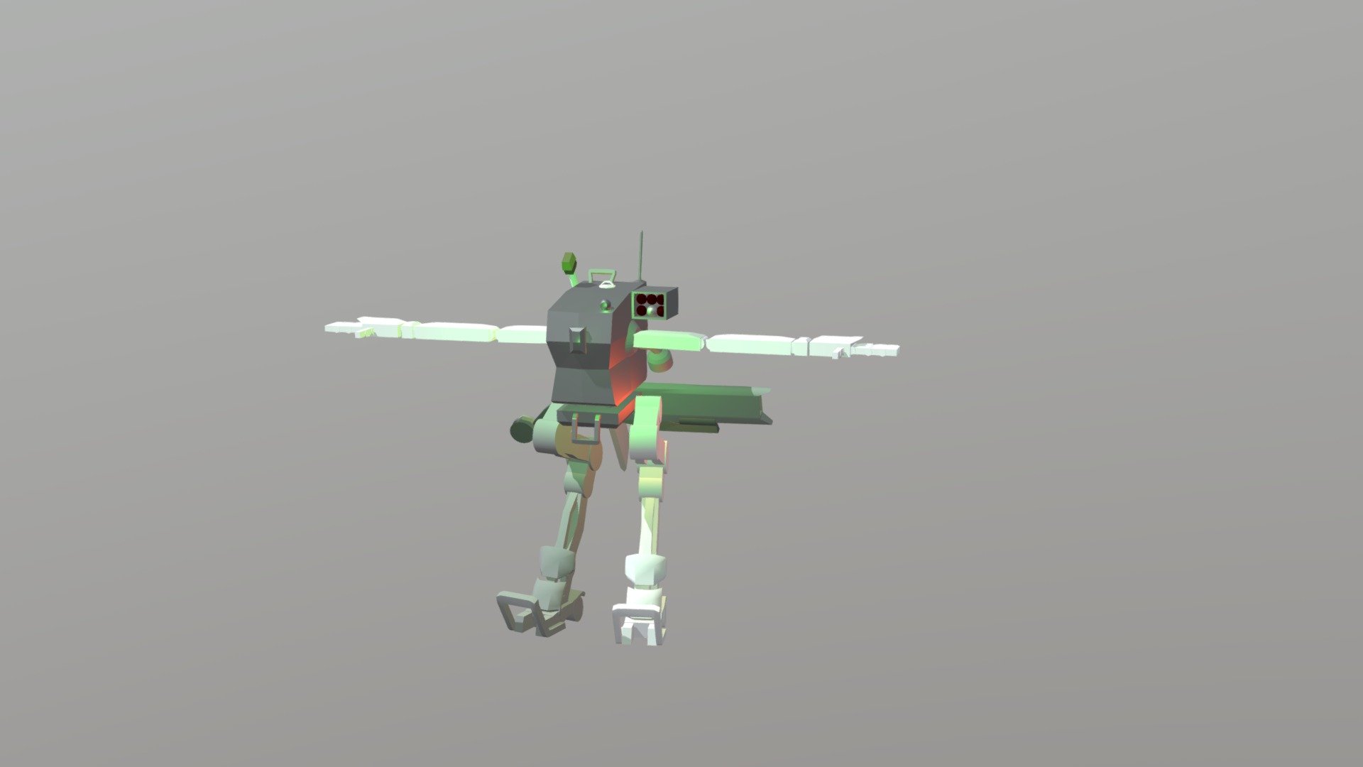 custom mech - 3D model by notjesus [9b81911] - Sketchfab