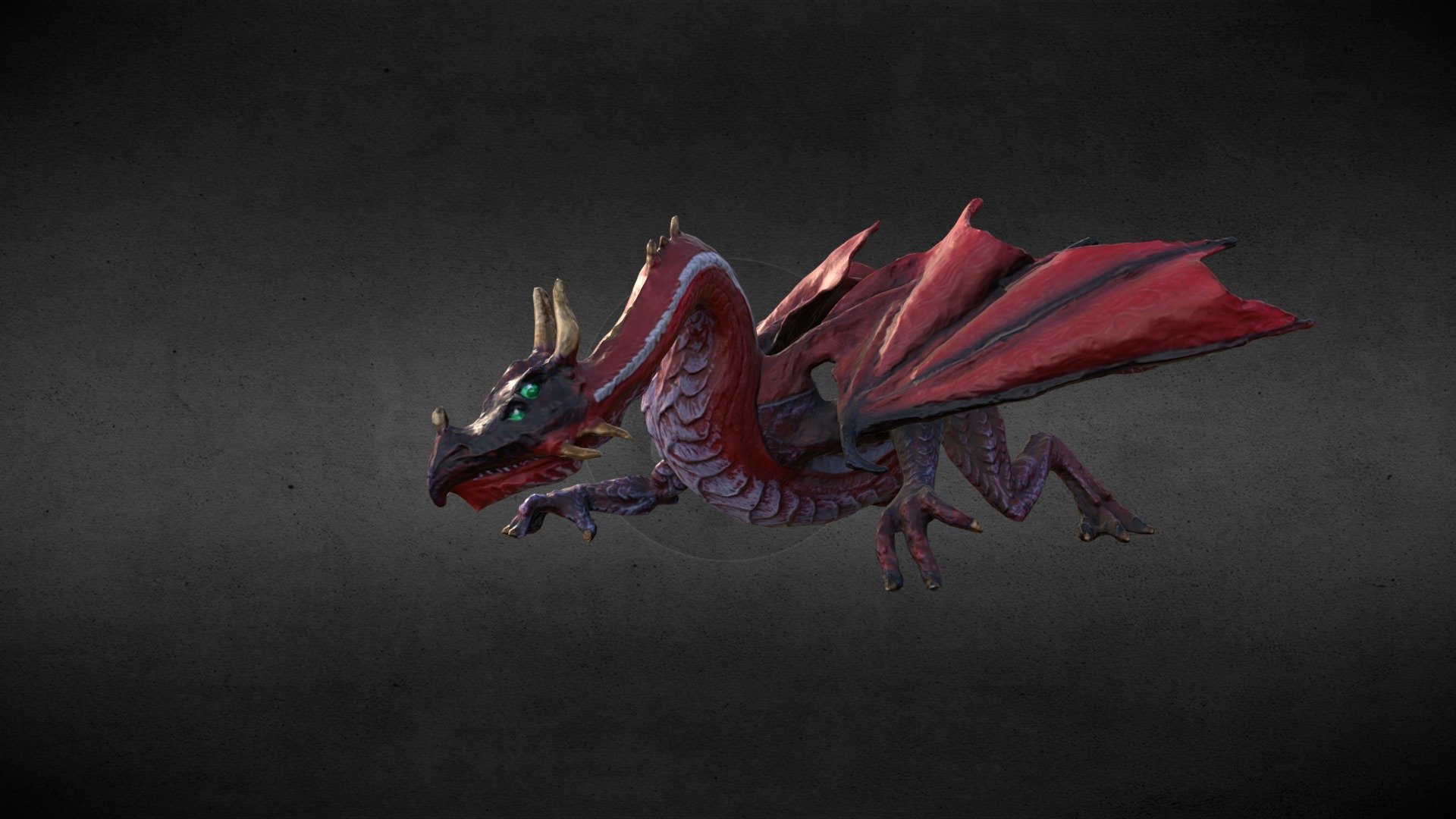 Dragon model - 3D model by OlhaV [9b82379] - Sketchfab