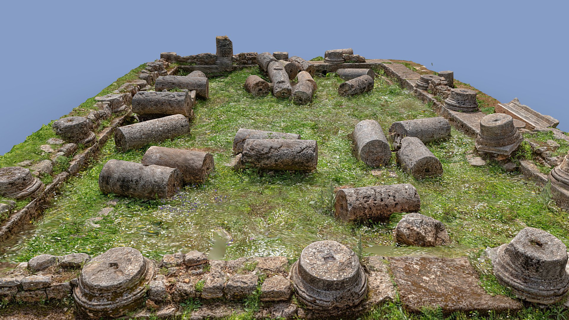 Roman Residence at Ancient Aptera Crete - Buy Royalty Free 3D model by ...