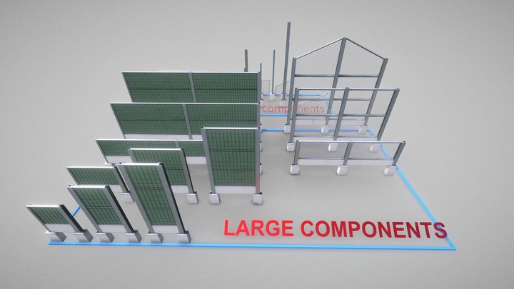 Noise Barrier 3d Models Sketchfab