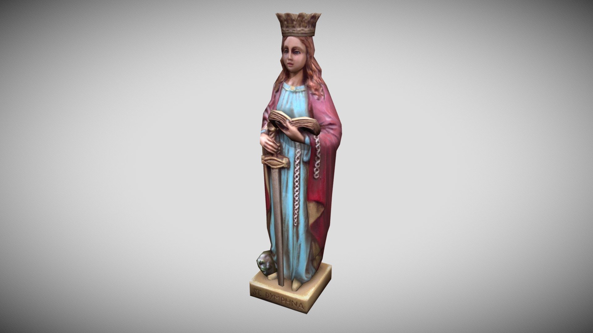 St Dymphna Statue - low poly - 3D model by sadcats [9b87e37] - Sketchfab