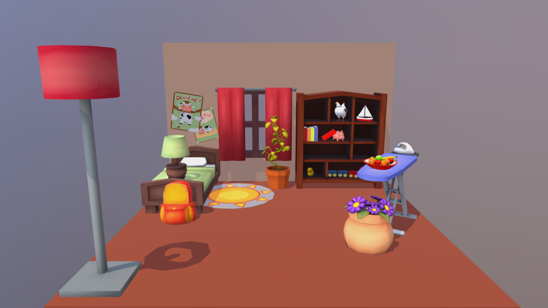 Props Bedroom - 3D model by missMien [9b88084] - Sketchfab