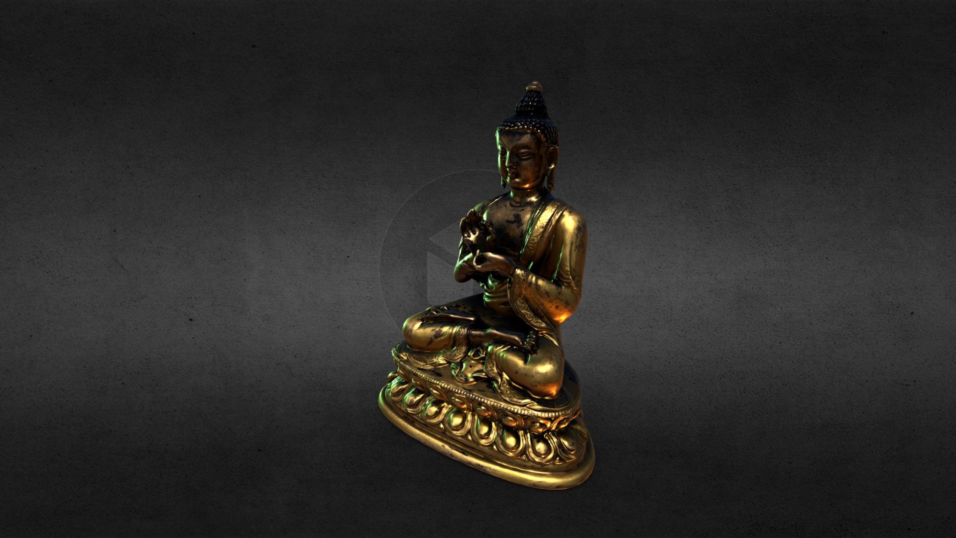 Budda_Low - 3D model by Kivril [9b89259] - Sketchfab