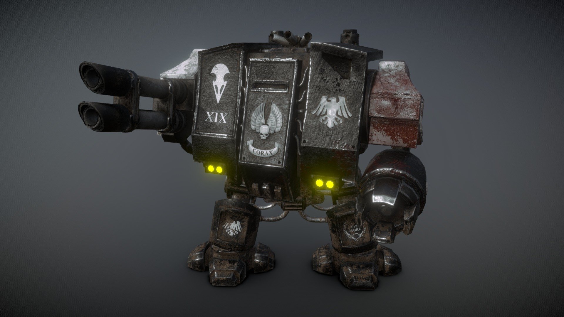 Dreadnought Raven Guard Warhammer 40000 - Download Free 3D model by ...