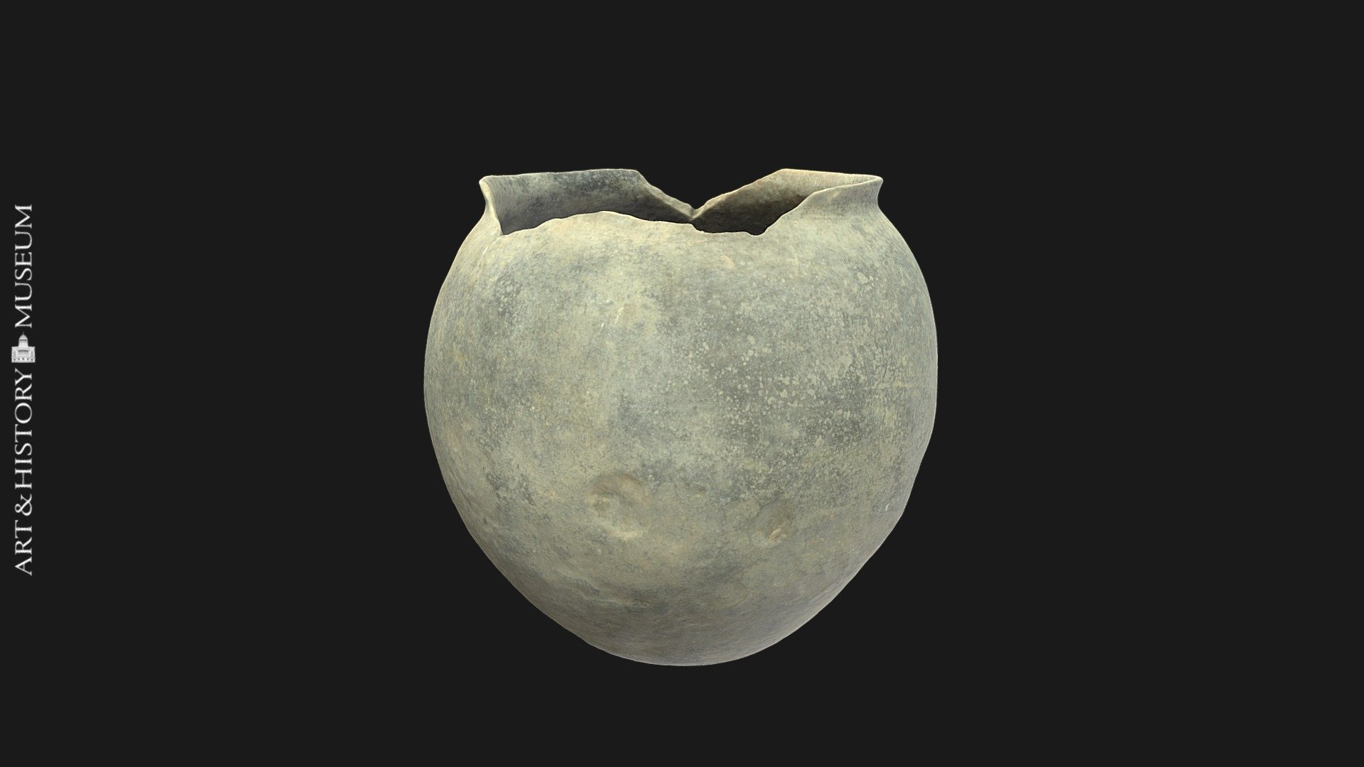 Egg-shaped pot with small opening & flaring rim - Download Free 3D ...