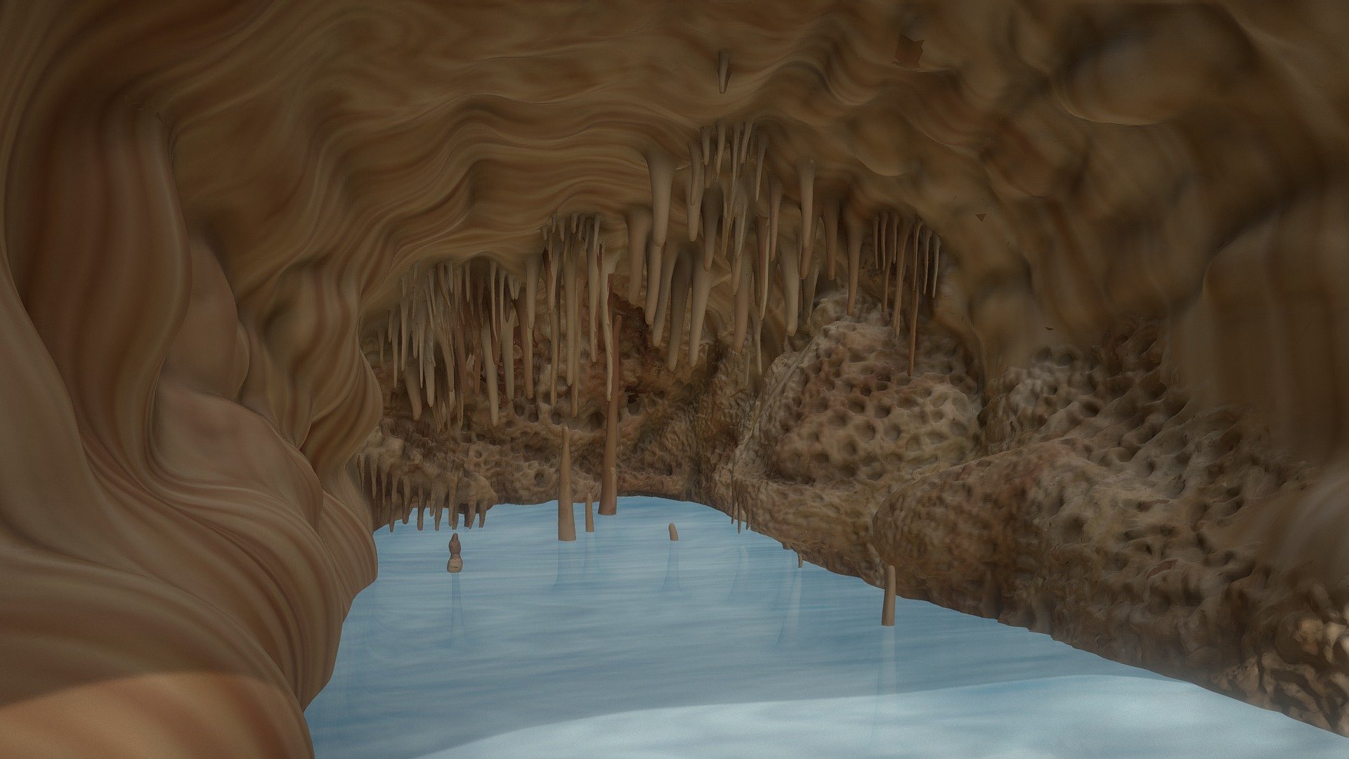 Cave - 3D model by NekoPluesch [9b8d0ec] - Sketchfab