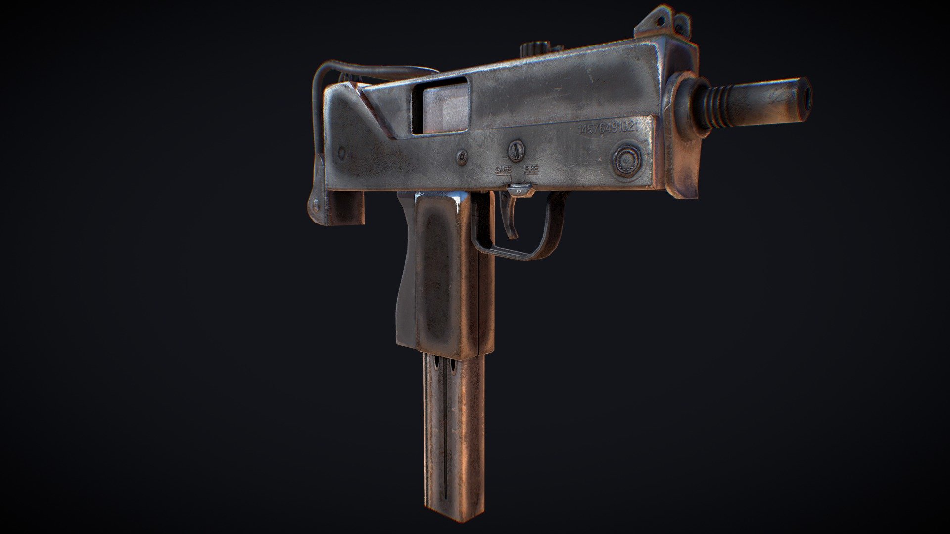 UZI RIG - 3D model by lord [9b9026b] - Sketchfab