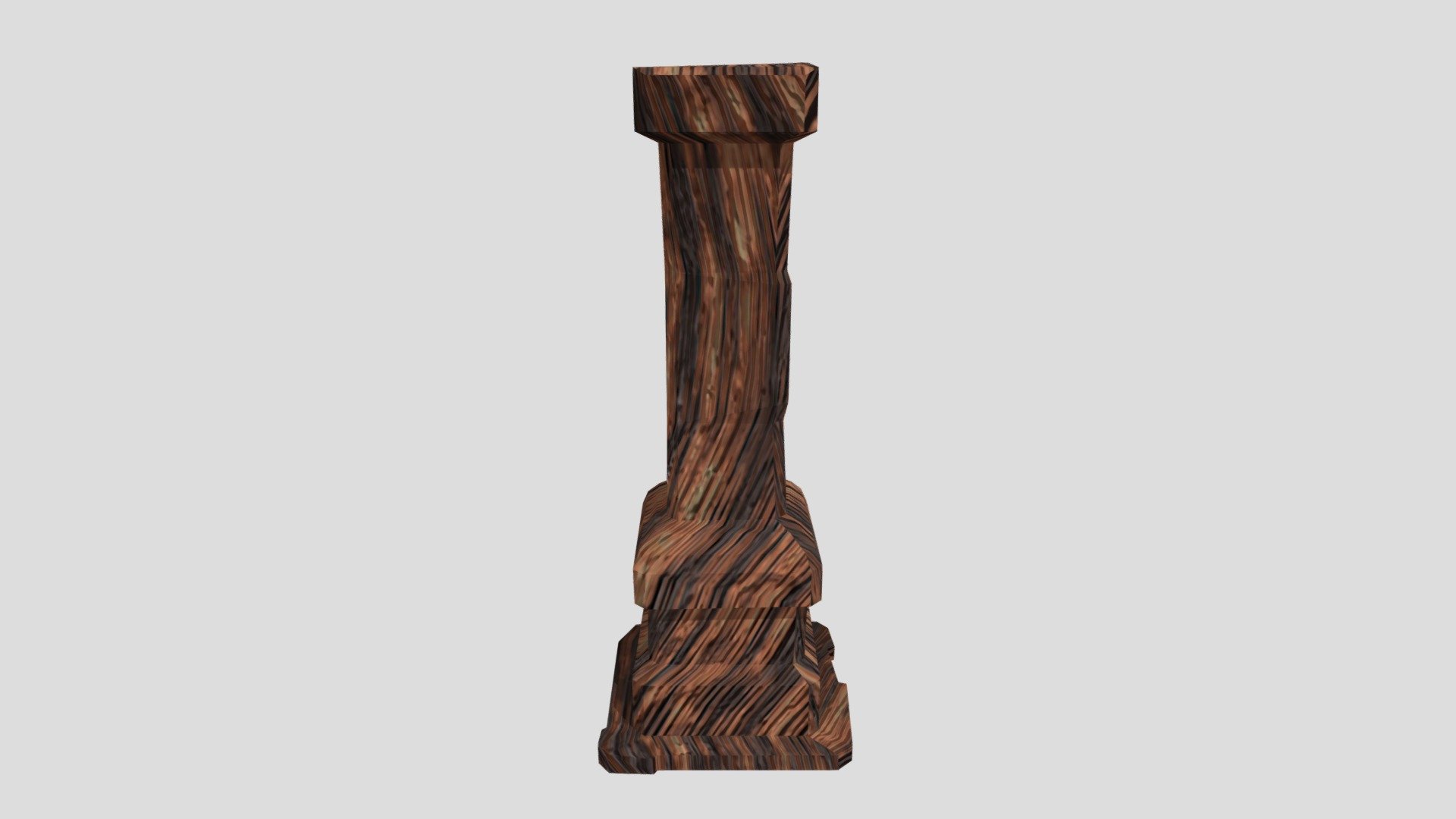Wooden pillar - Download Free 3D model by FelixWaer [9b905b0] - Sketchfab