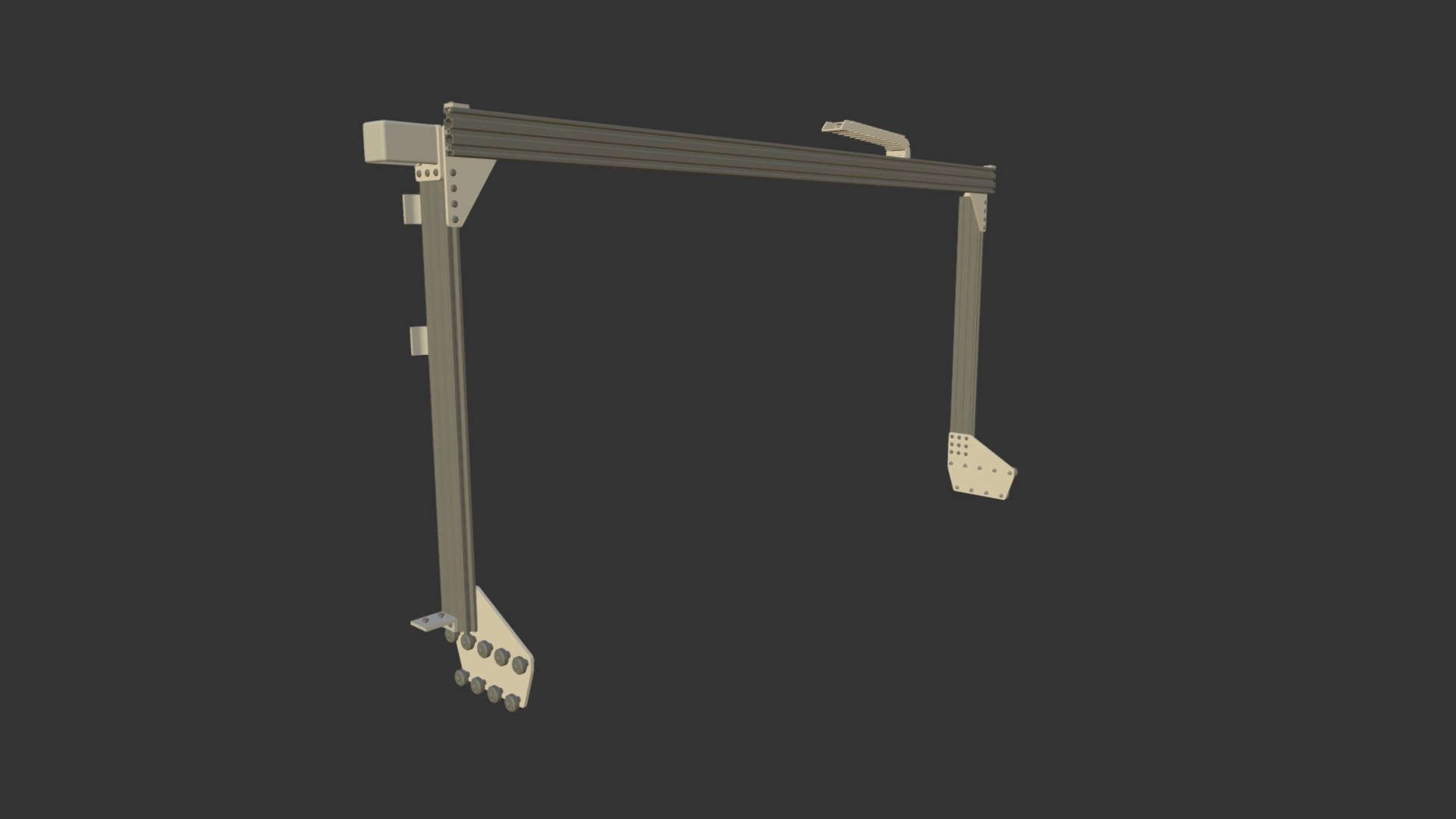 FarmBot Genesis V1.0 Gantry - 3D model by FarmBot [9b9207a] - Sketchfab