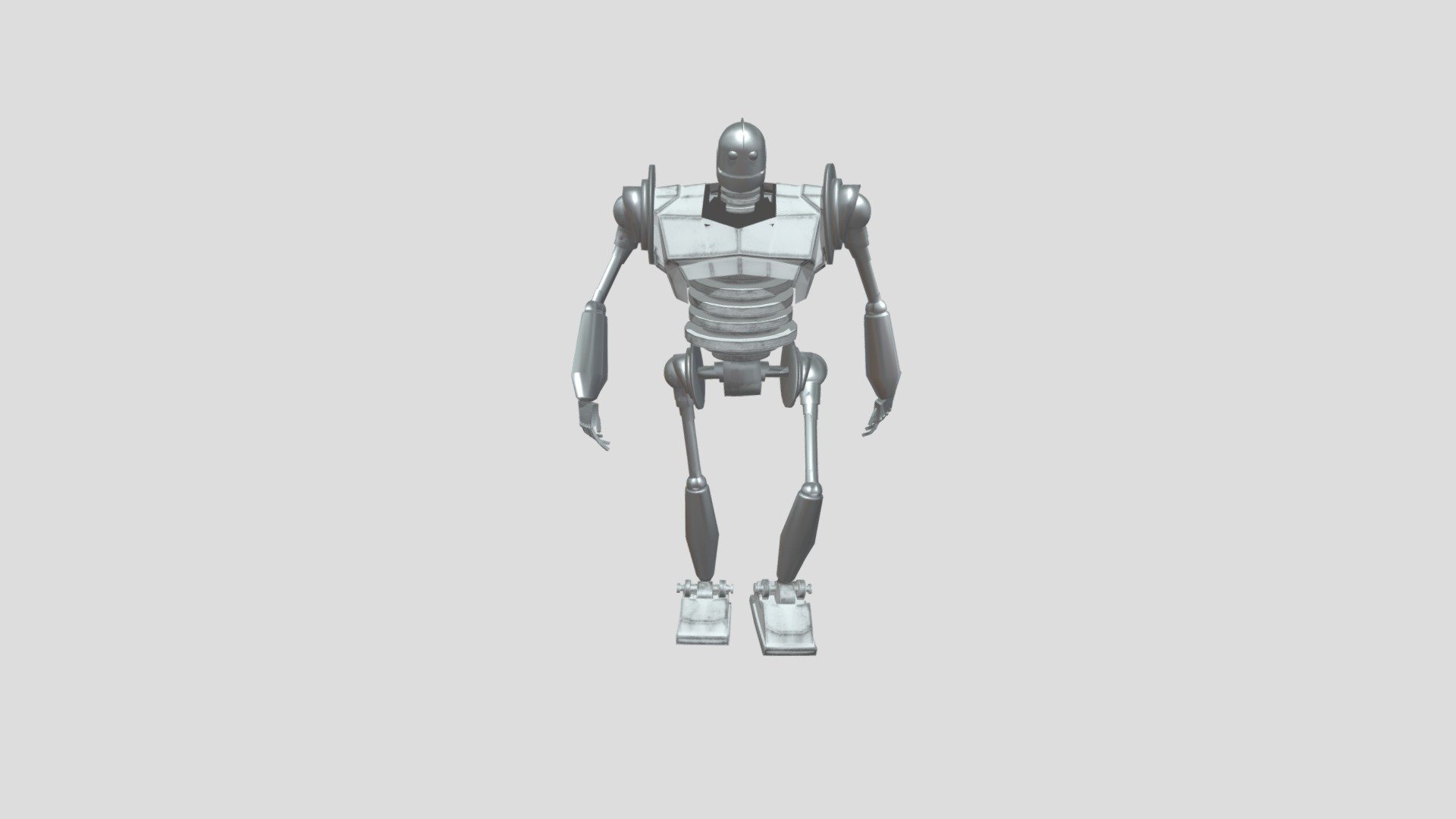 Iron Giant Animation - 3D model by kaikoonlim [9b92a2c] - Sketchfab